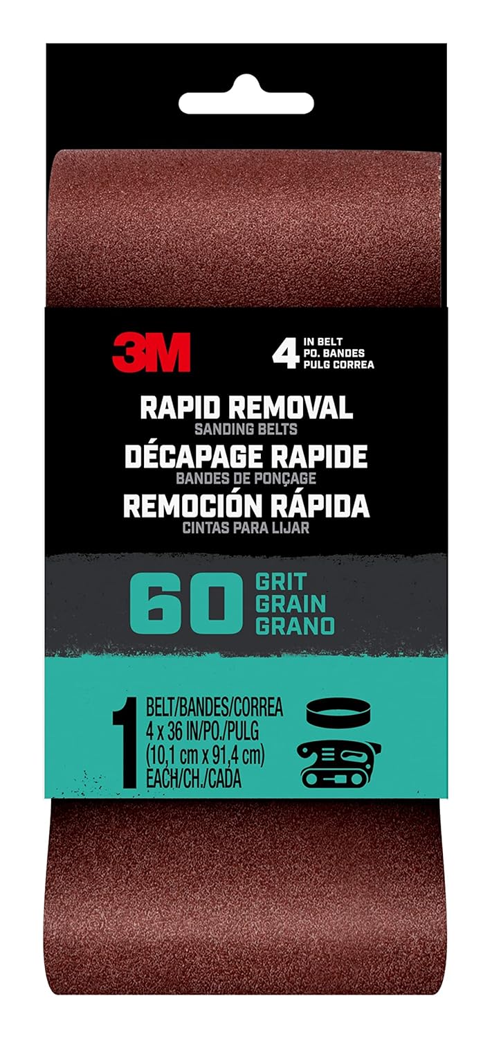 3M BELT SANDING PWR 4X36IN 60GRIT : Amazon.in: Industrial & Scientific