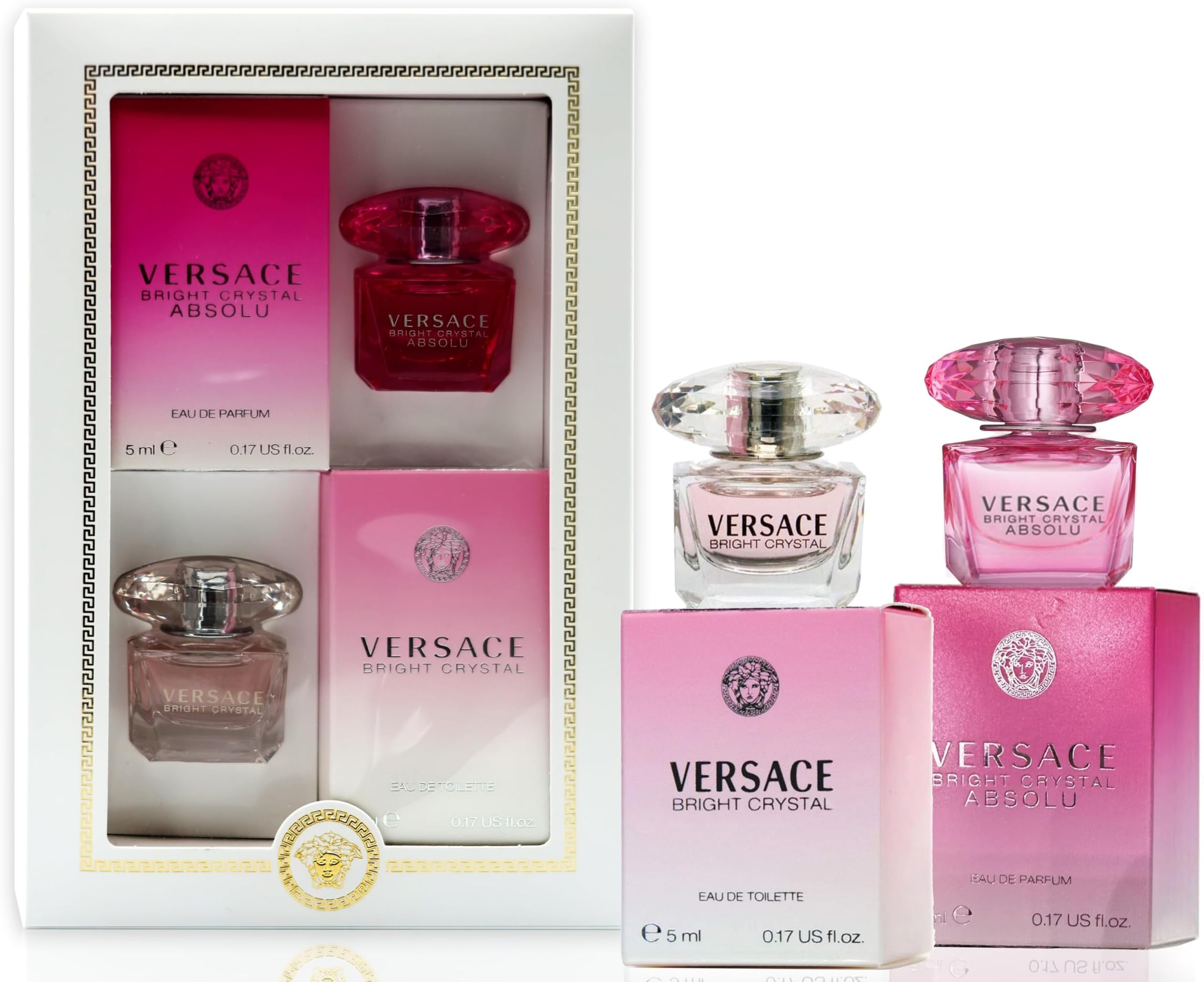 Amazon.com : Versace Bright Crystal By Gianni Versace Edt Vial On Card ...
