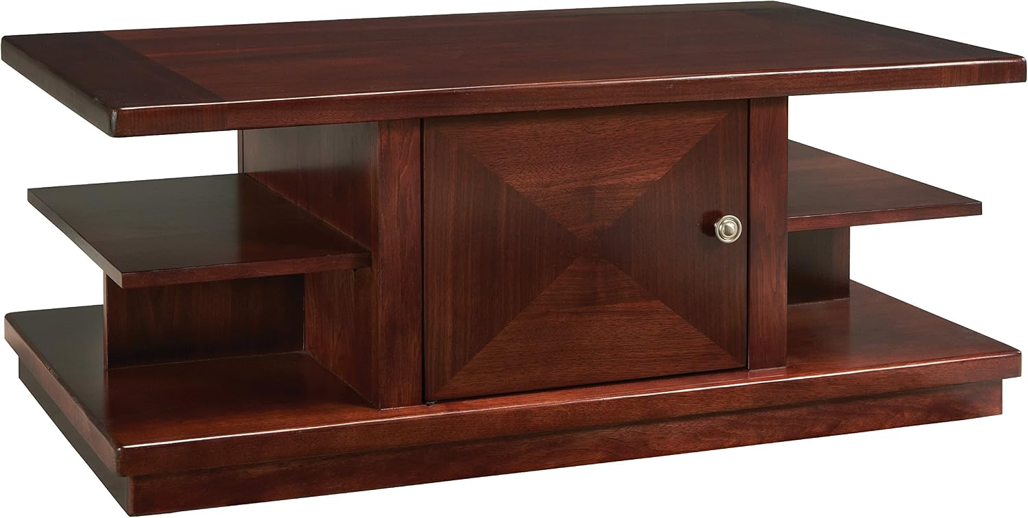 Amazon.com: Somerton Dwelling Studio Cocktail Table, Brown Mahogany ...