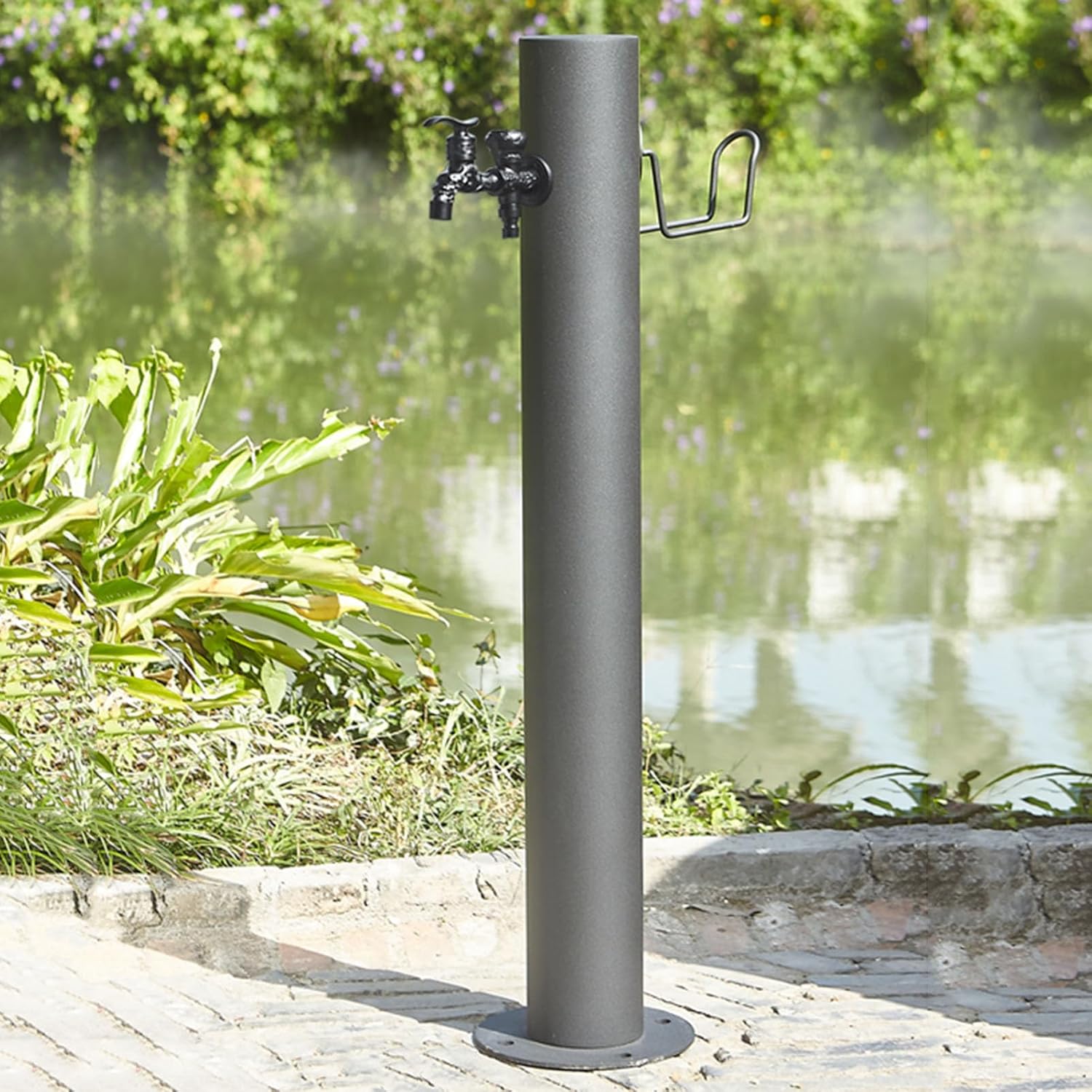 304 Stainless Steel Cylindrical Vertical Garden Water Column, Freeze ...