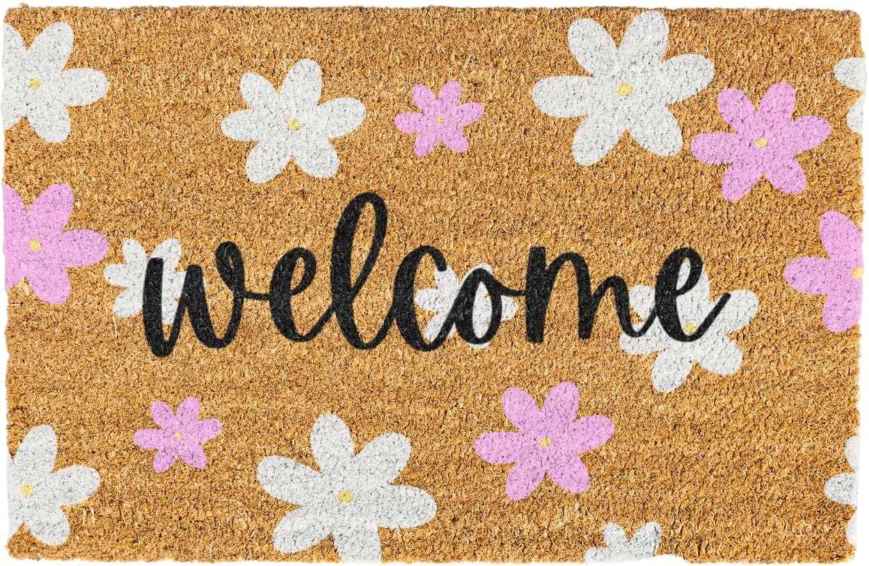 Amazon.com: Timgle Rainbow Welcome Doormat Boho Welcome Mat for Indoor Outdoor Non Slip Backing ...
