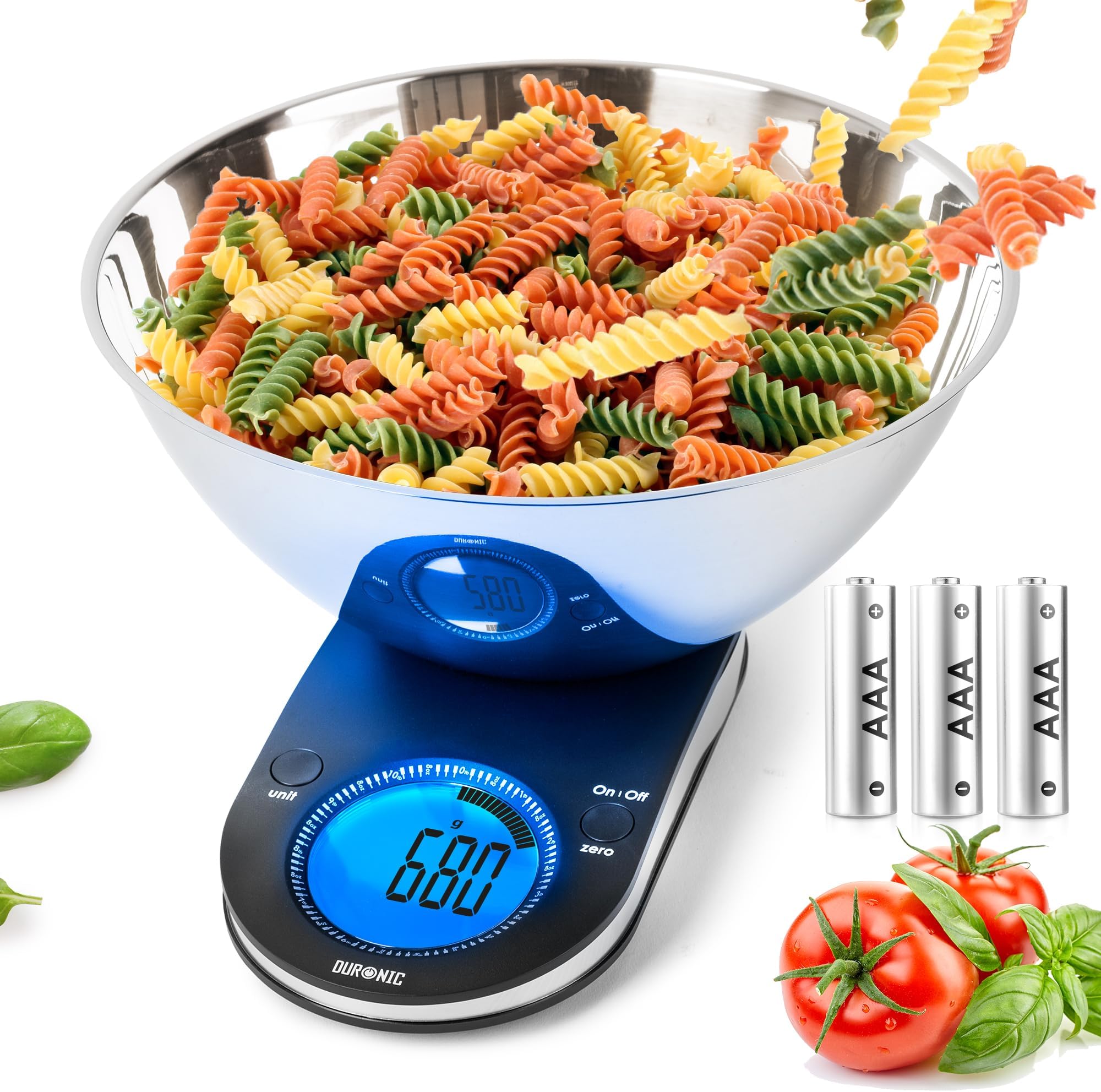 Duronic Digital Kitchen Scale KS5000 Electronic Kitchen Scales with ...