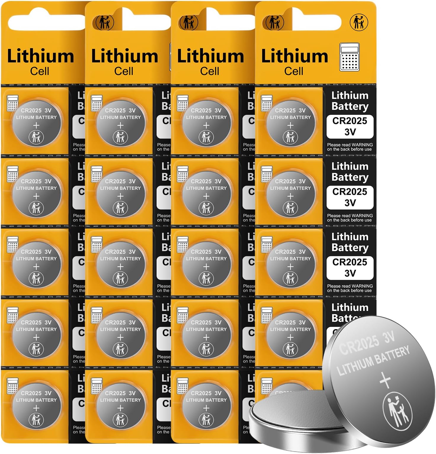 Amazon.com: Tsrwuily CR2025 3V Lithium Battery Lithium Coin Battery for ...