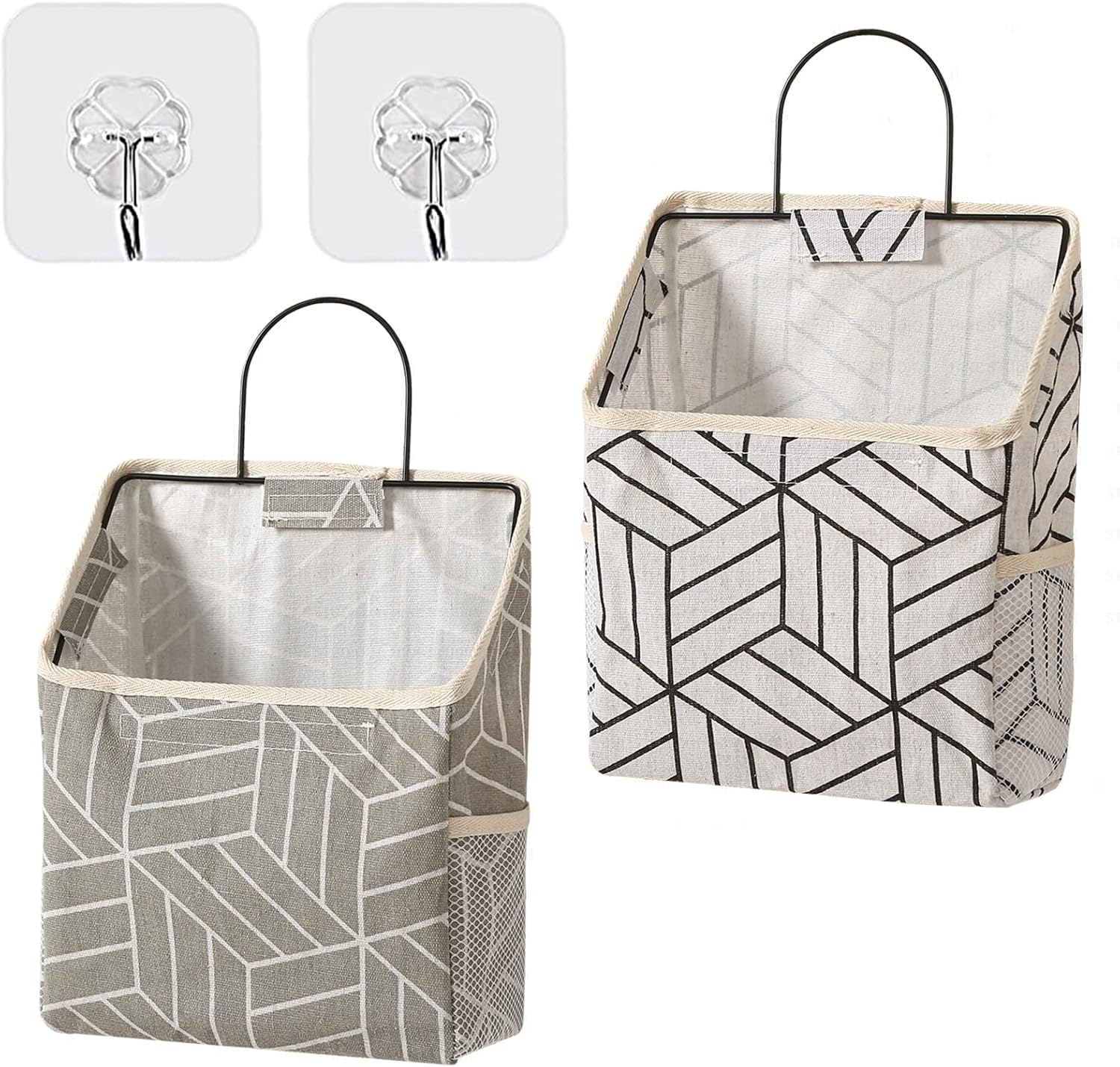 Amazon.com: 2Pack Wall Hanging Storage Bag Waterproof Over The Door ...