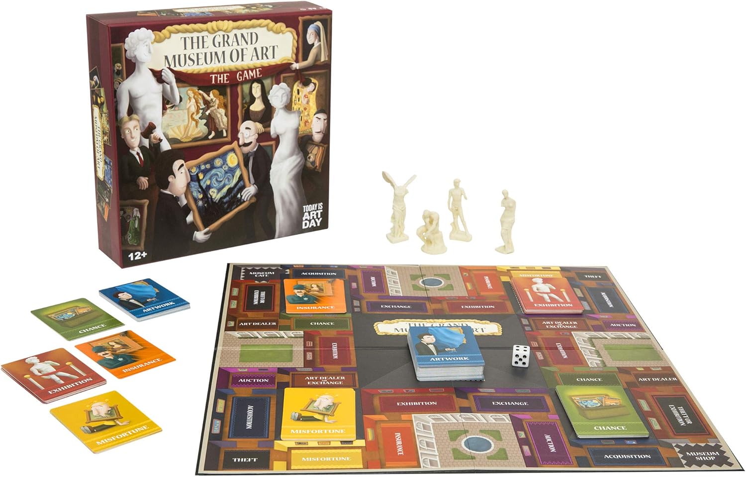Amazon.com: Today Is Art Day, The Grand Museum of Art Board Game ...