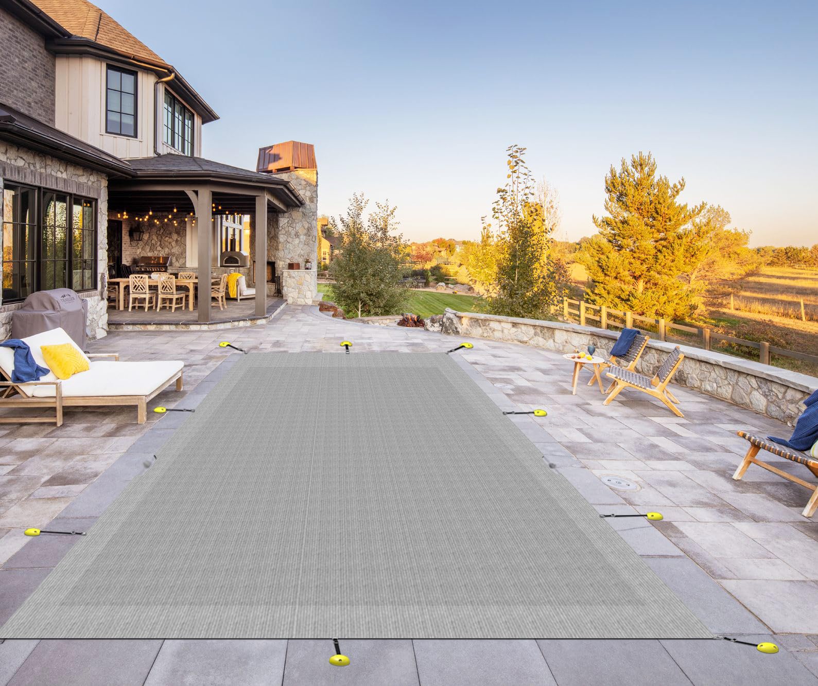 Amazon.com : AwnPro 20' x 45' Extra Thick Durable Rectangular Inground ...