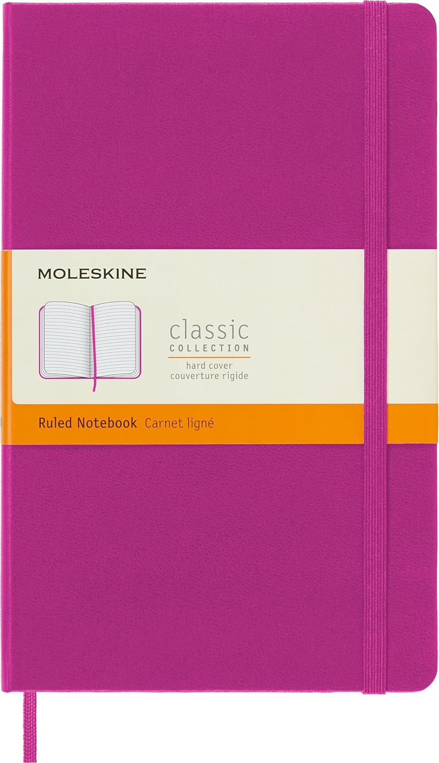 Amazon.com : Moleskine Classic Notebook, Hard Cover, Large (5" x 8.25 ...
