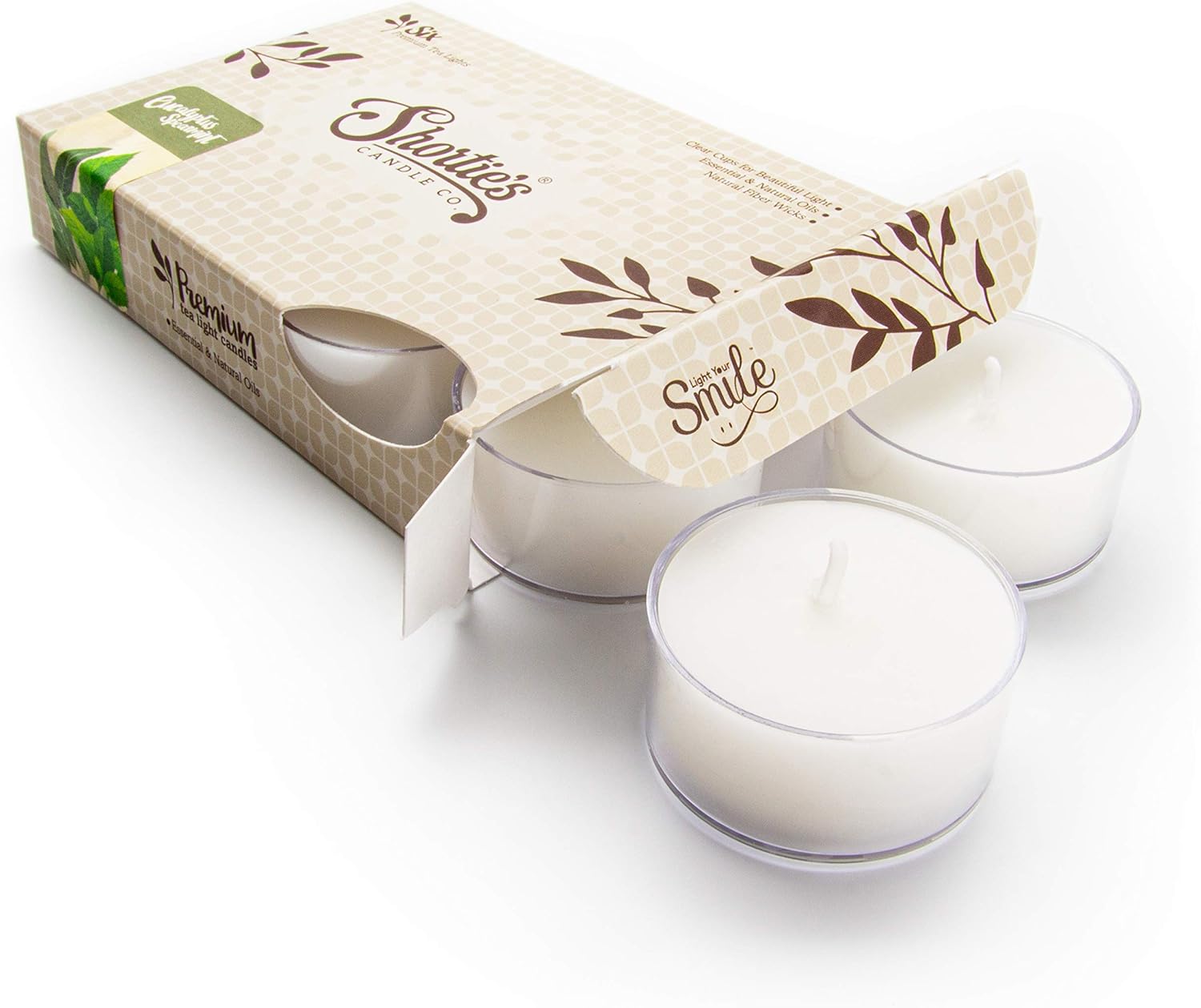 Amazon.com: Eucalyptus Spearmint Premium Tealight Candles - Highly ...