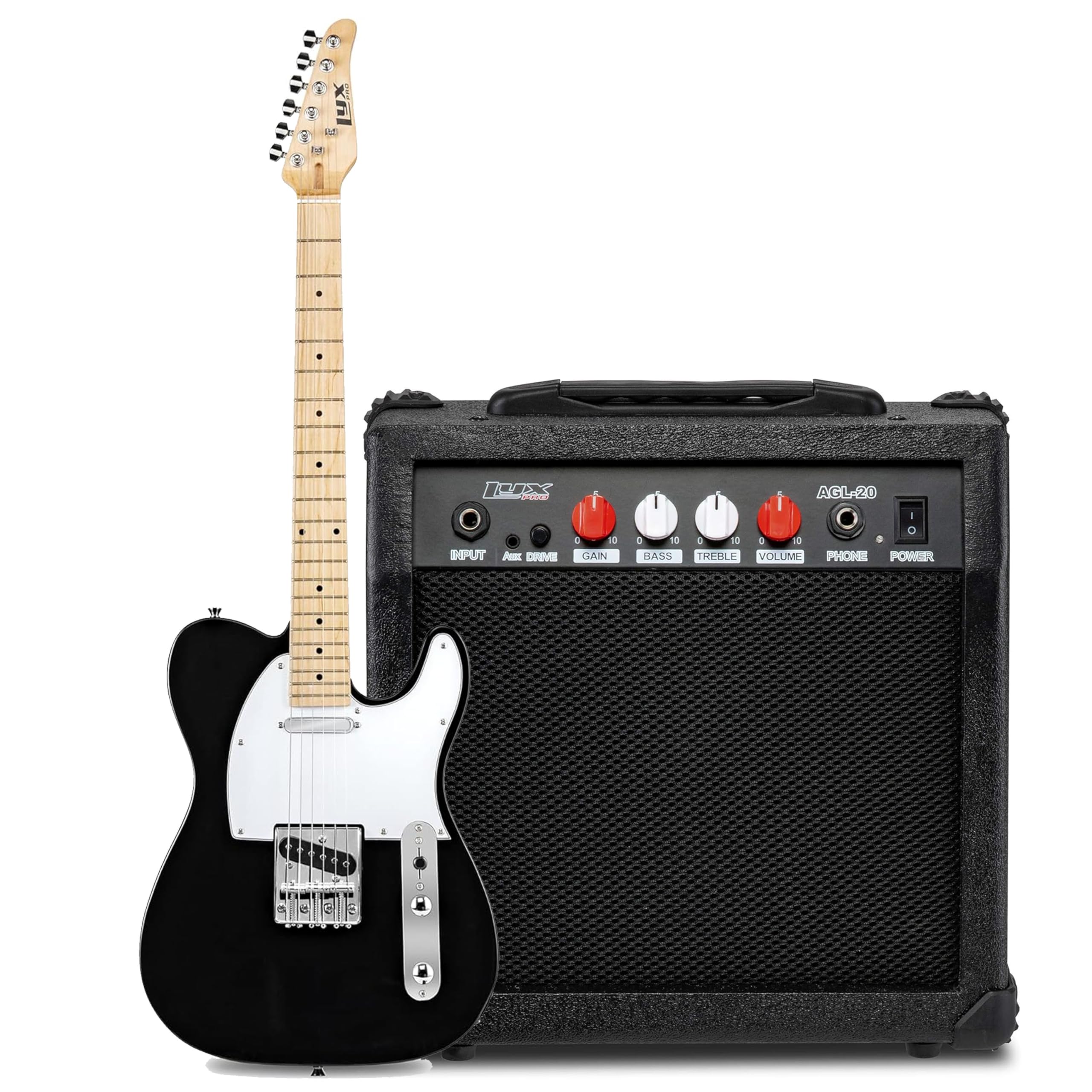 Amazon.com: LyxPro 39" Electric Guitar TL Series Full-Size Paulownia ...