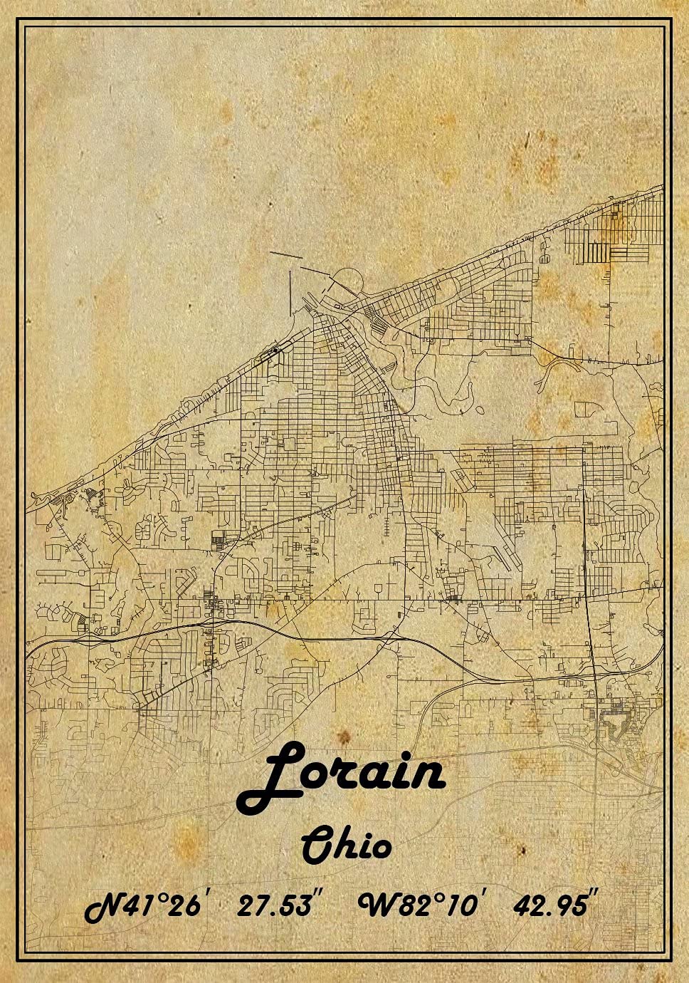 Vintage Lorain County Ohio Maps