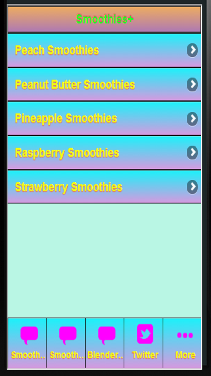 Super Smoothie Recipes - App on Amazon Appstore