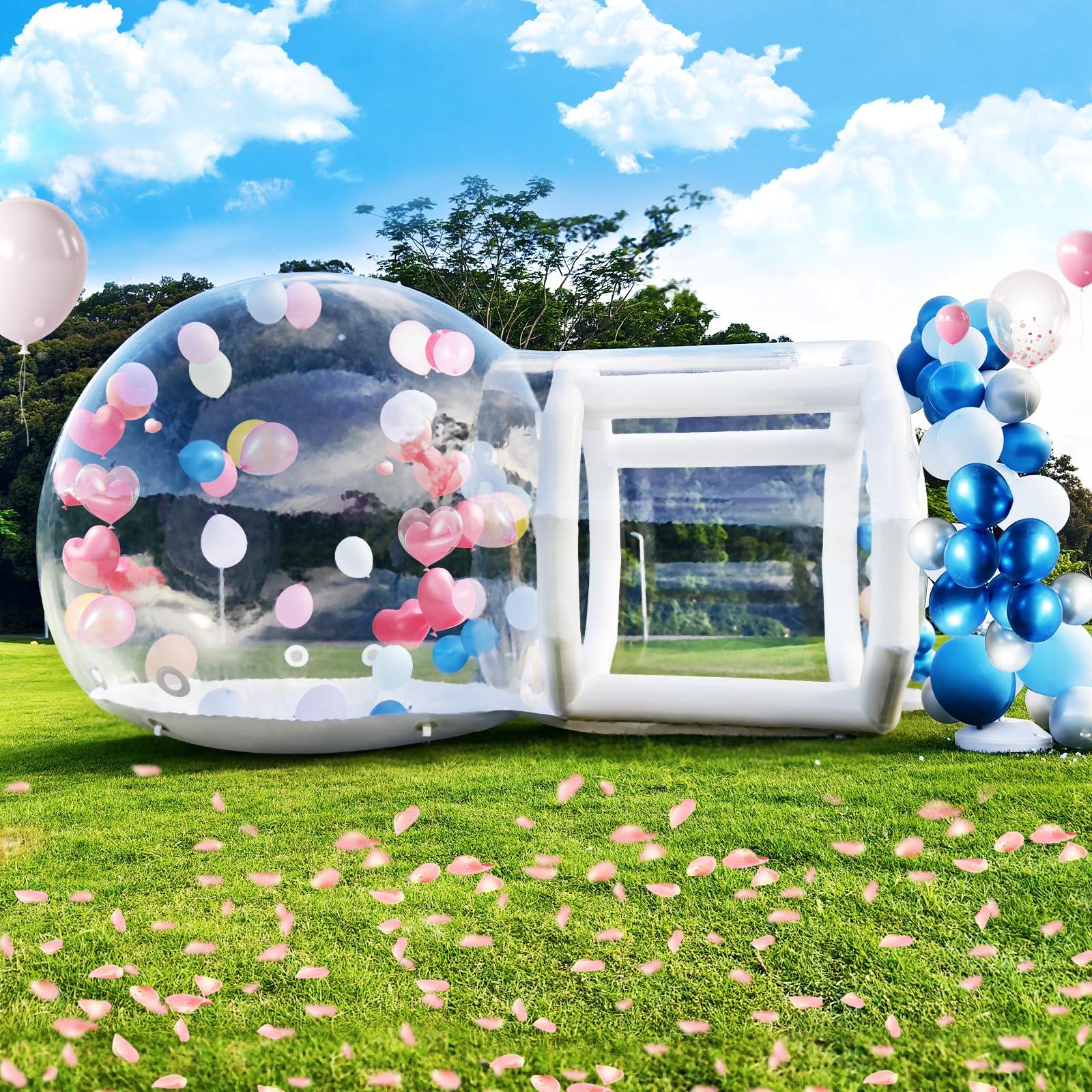 Amazon.com: 10FT Inflatable Bubble House Dome for Kids, Clear PVC ...