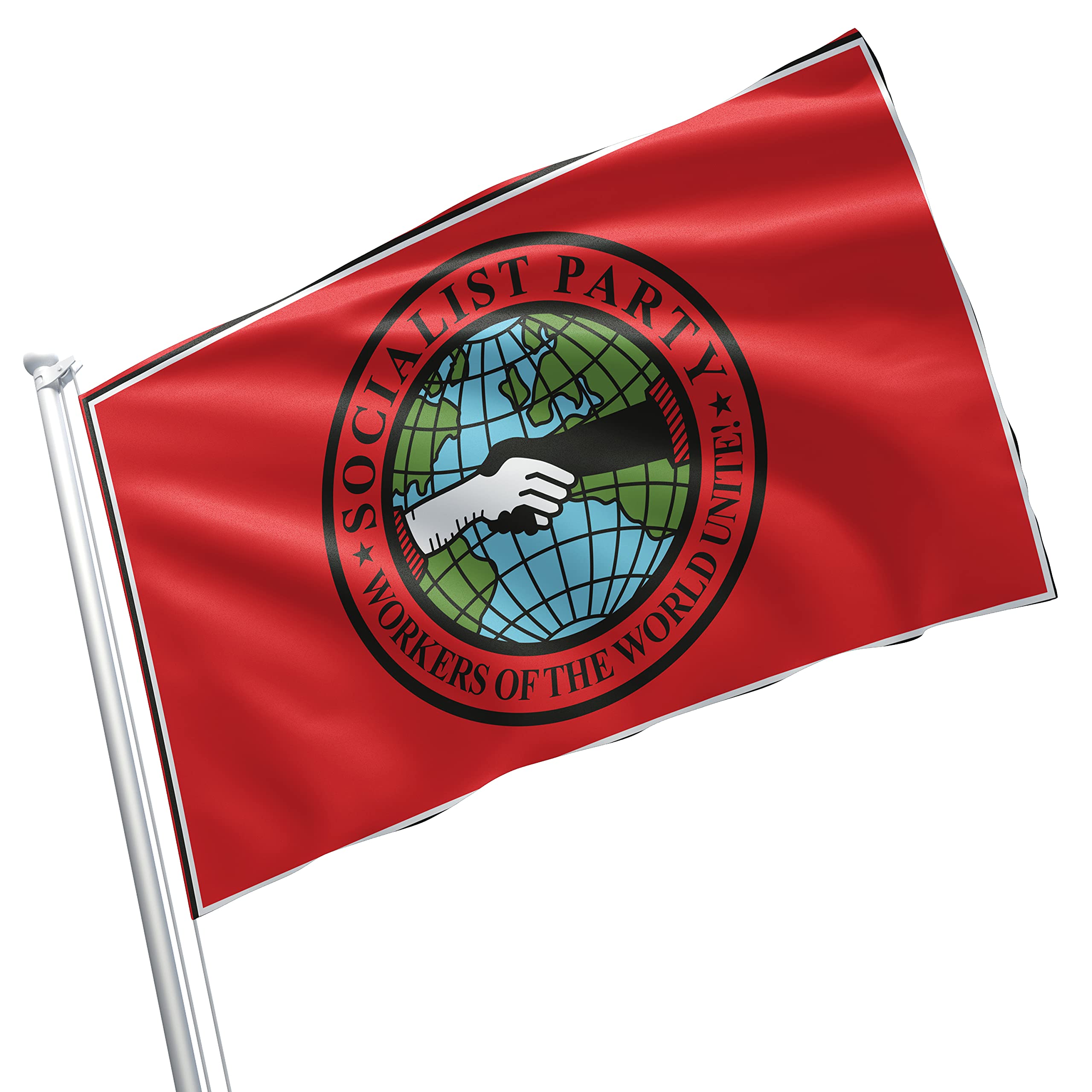 American Democratic Socialist Flag Ruffled Flags Usa And Democratic