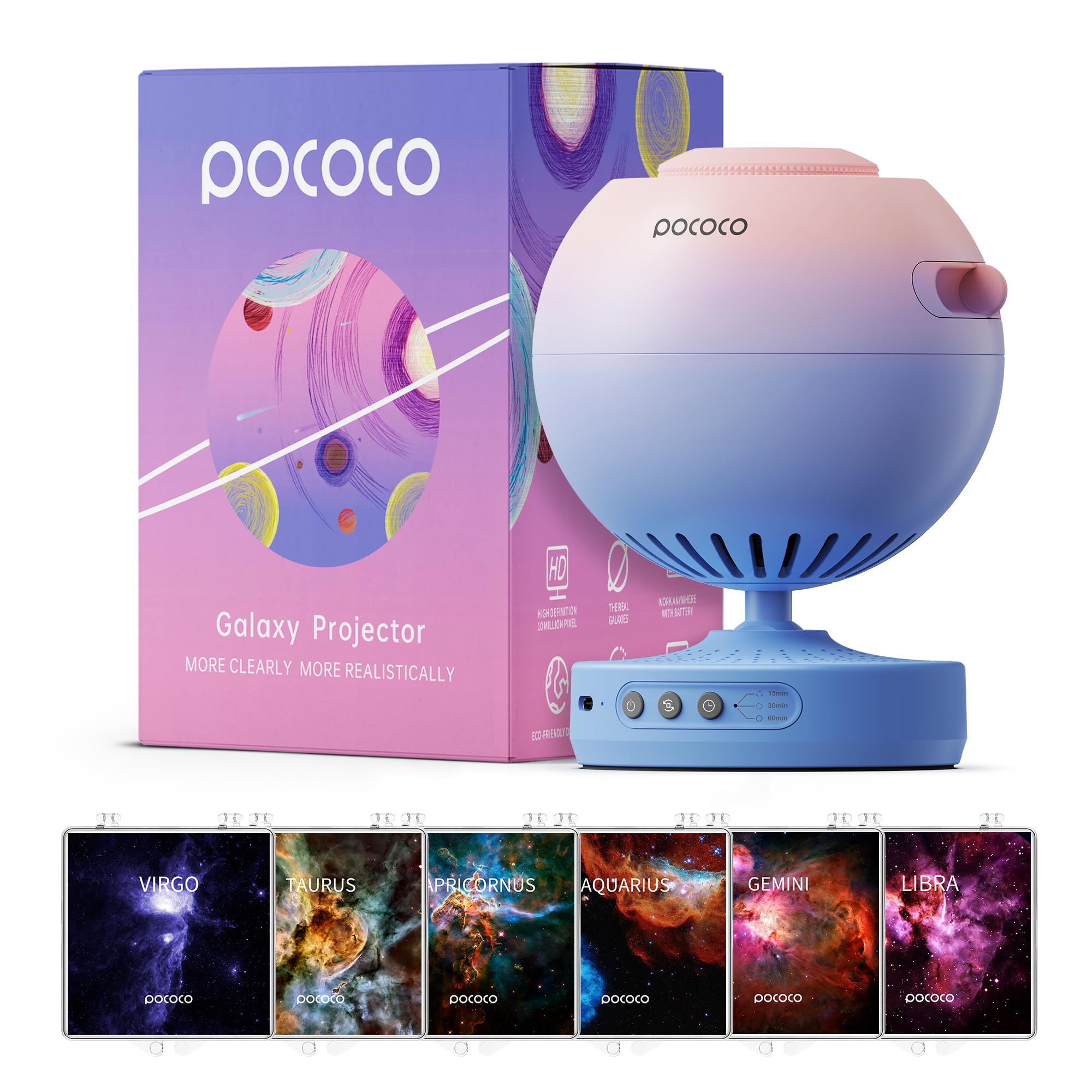 Amazon.com: 【Limited Time Offer: 16% Off 】POCOCO Galaxy Projector ...