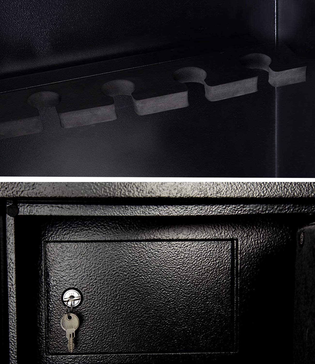 Quicktec Large Rifle Safe, Gun Safe for Home Rifles and Pistols, Quick ...
