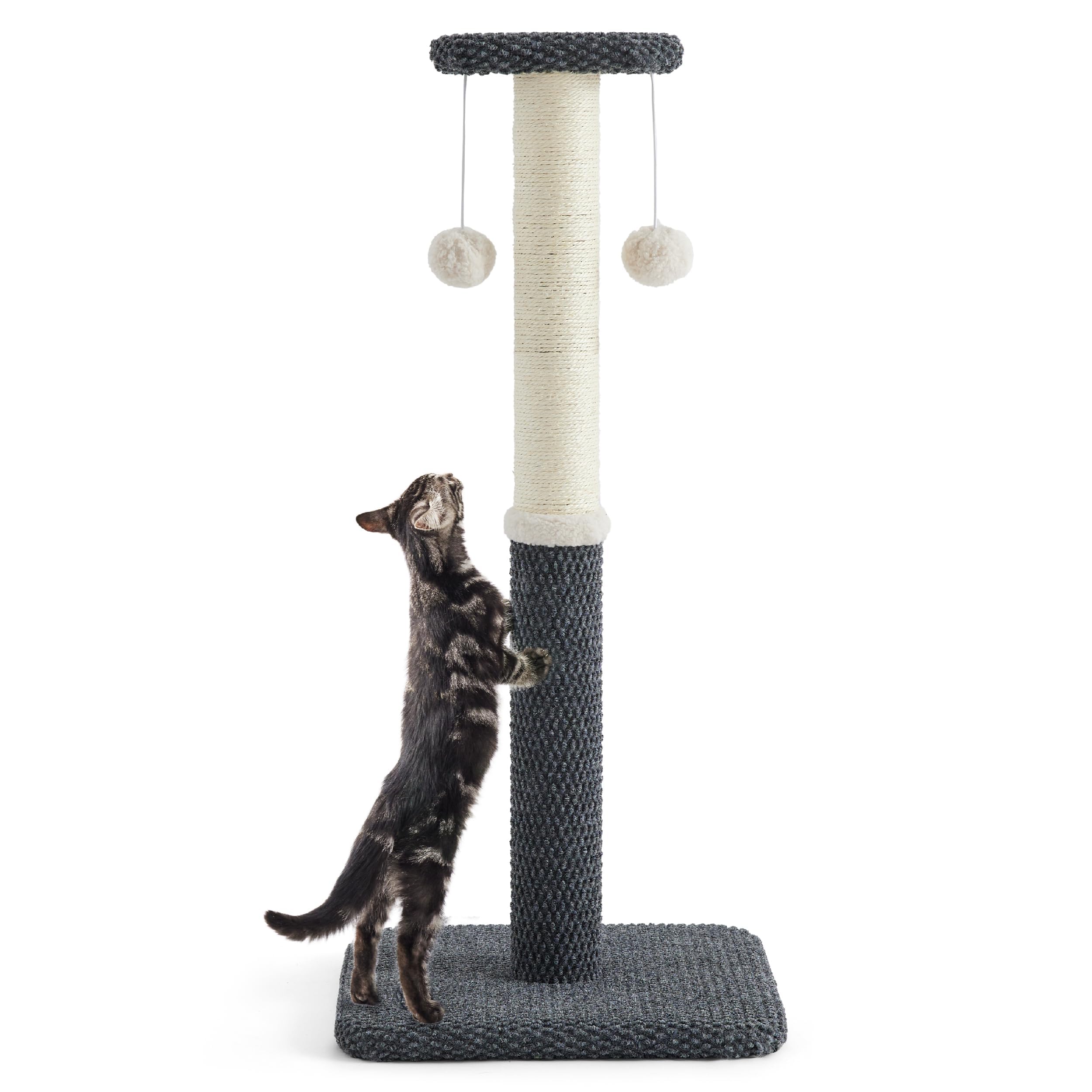 Lesure 86cm Tall Cat Scratching Post - Highly Resistant Carpet Scratch ...