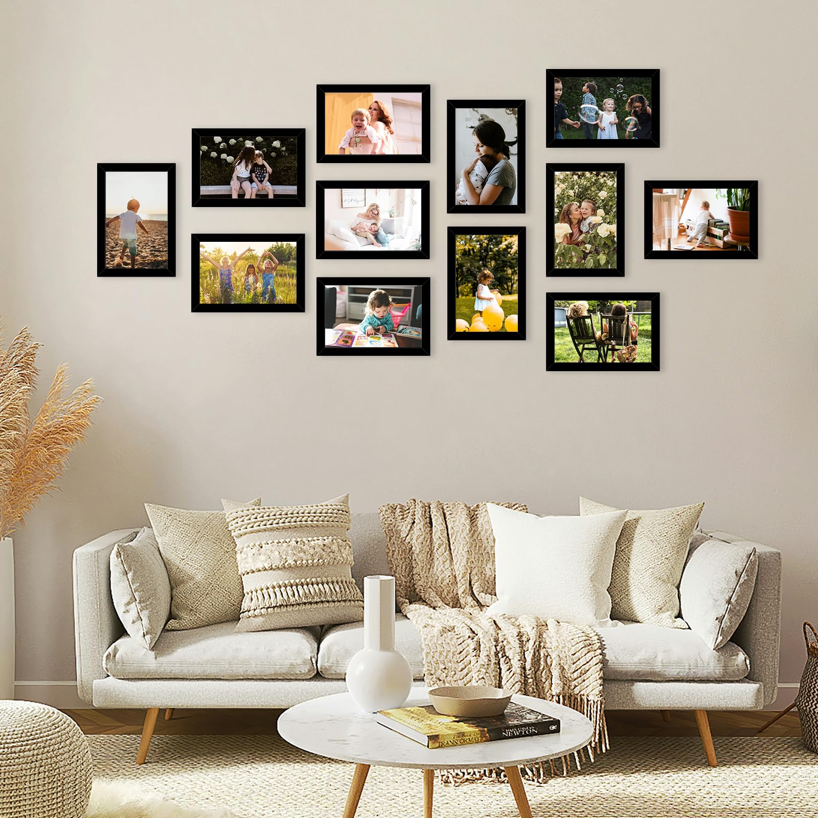 Snapklik.com : 18 Packs 4x6 Picture Frames Black, 4x6 Frames Bulk ...