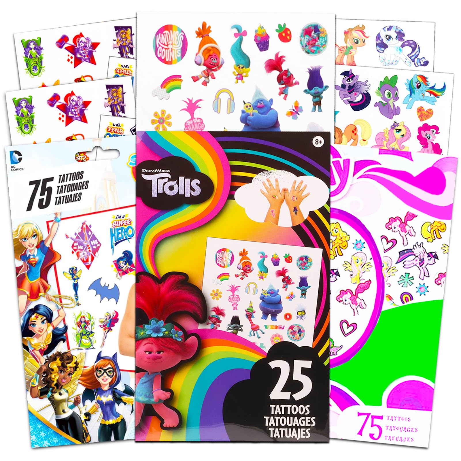 Trolls Temporary Tattoos For Girls Over 150 Temporary Tattoos Featuring ...