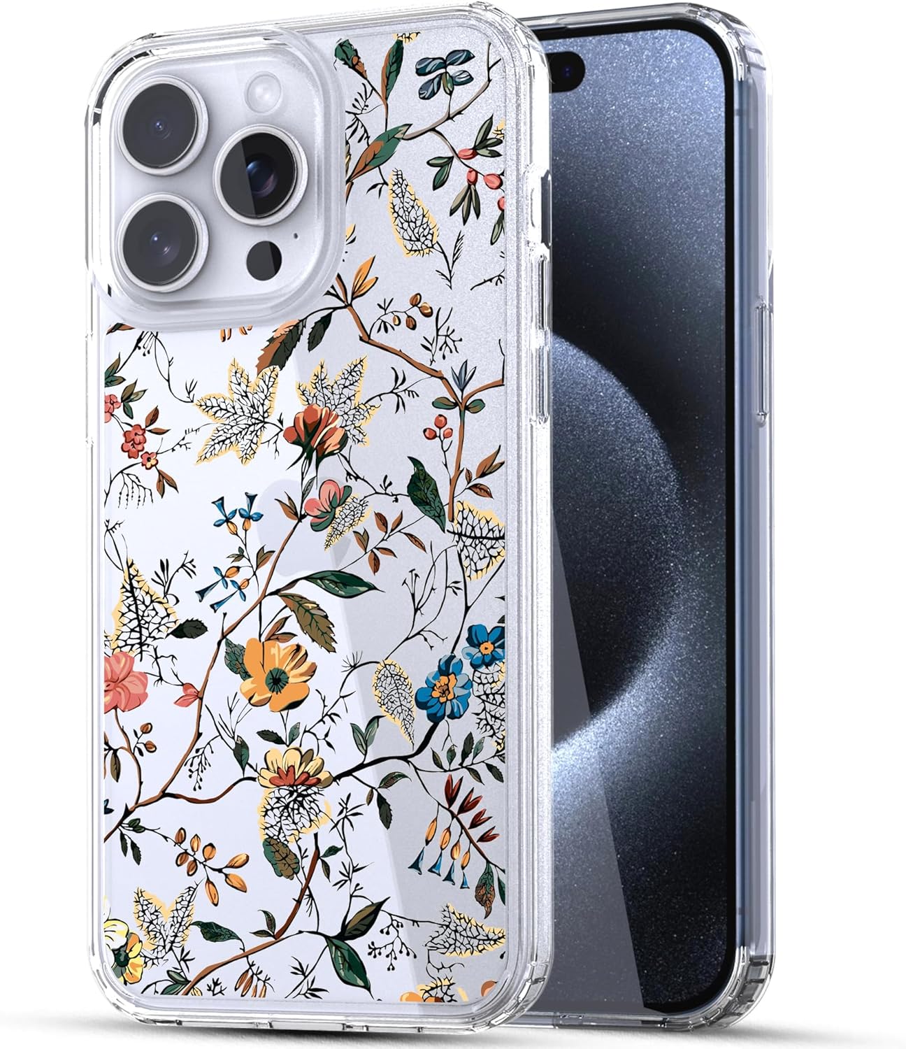 Amazon.com: RANZ Case for iPhone 15 Pro, Anti-Scratch Shockproof Series Clear Hard PC + TPU ...