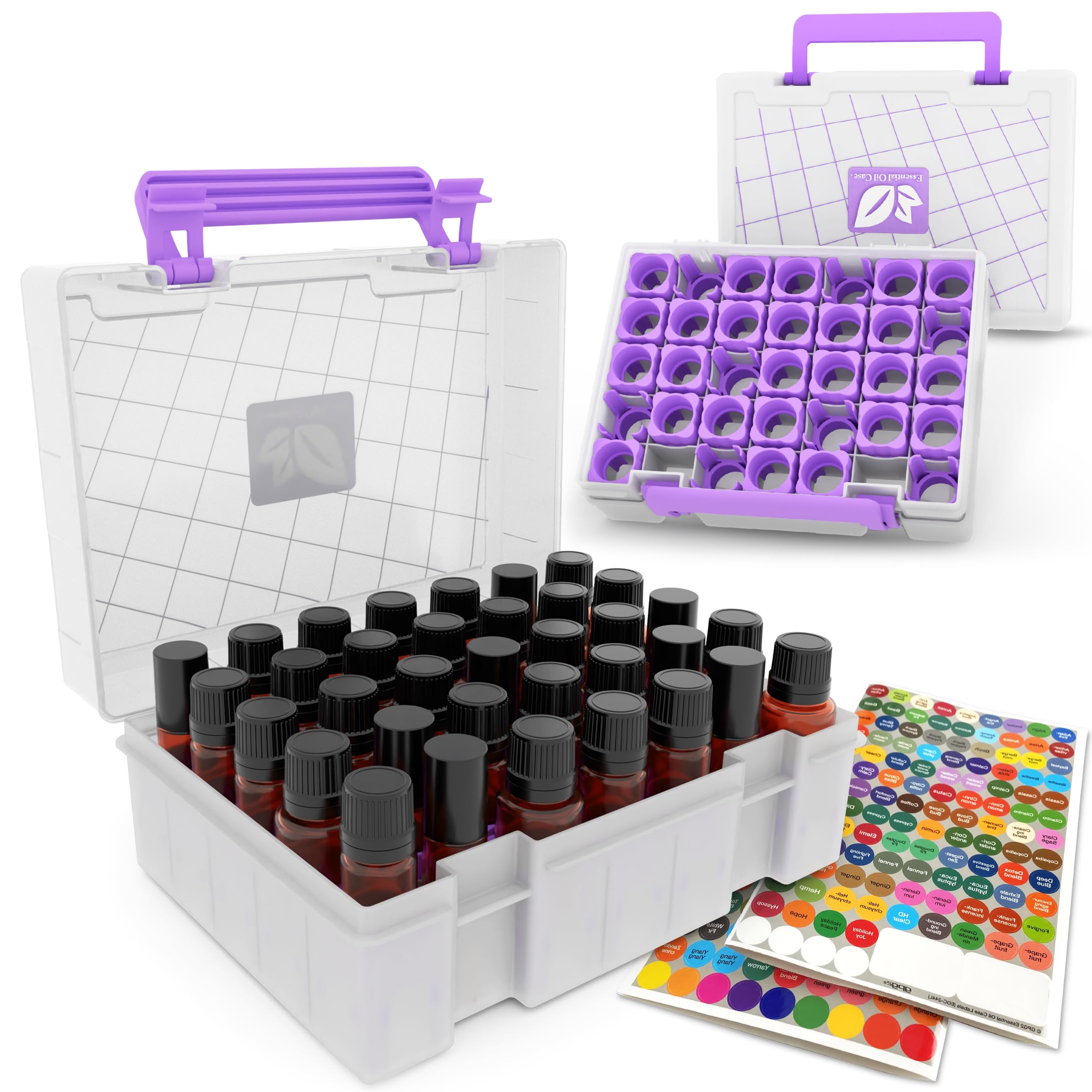 Amazon.com : GPG2 Essential Oil Organizer, 35-Bottle Essential Oil ...