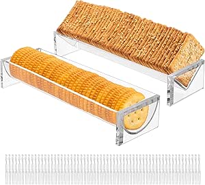 Amazon.com: Dragon-Unit Acrylic Cracker Serving Trays - Set of 2 ...