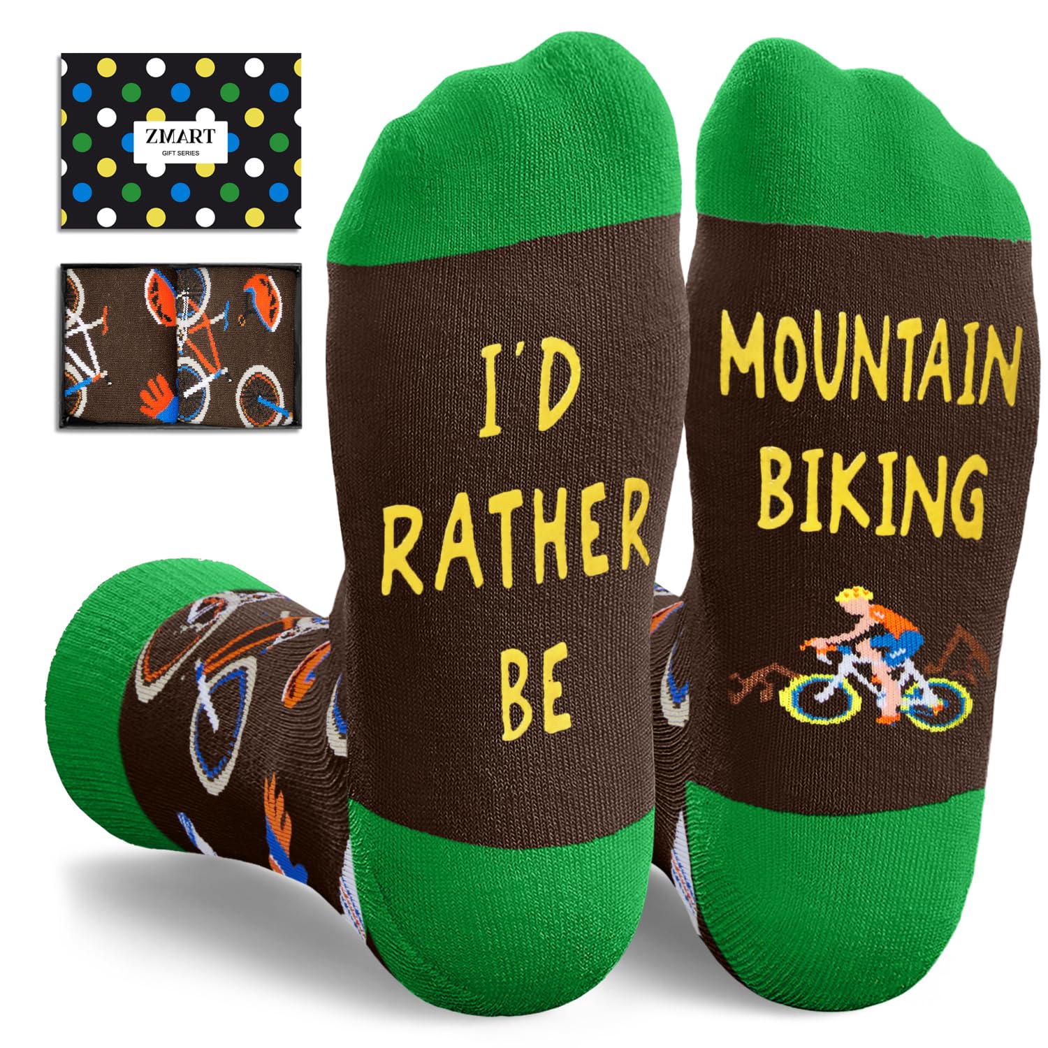 Amazon.com: Zmart Mountain Bike Gifts for Men Women Teens - Cycling ...