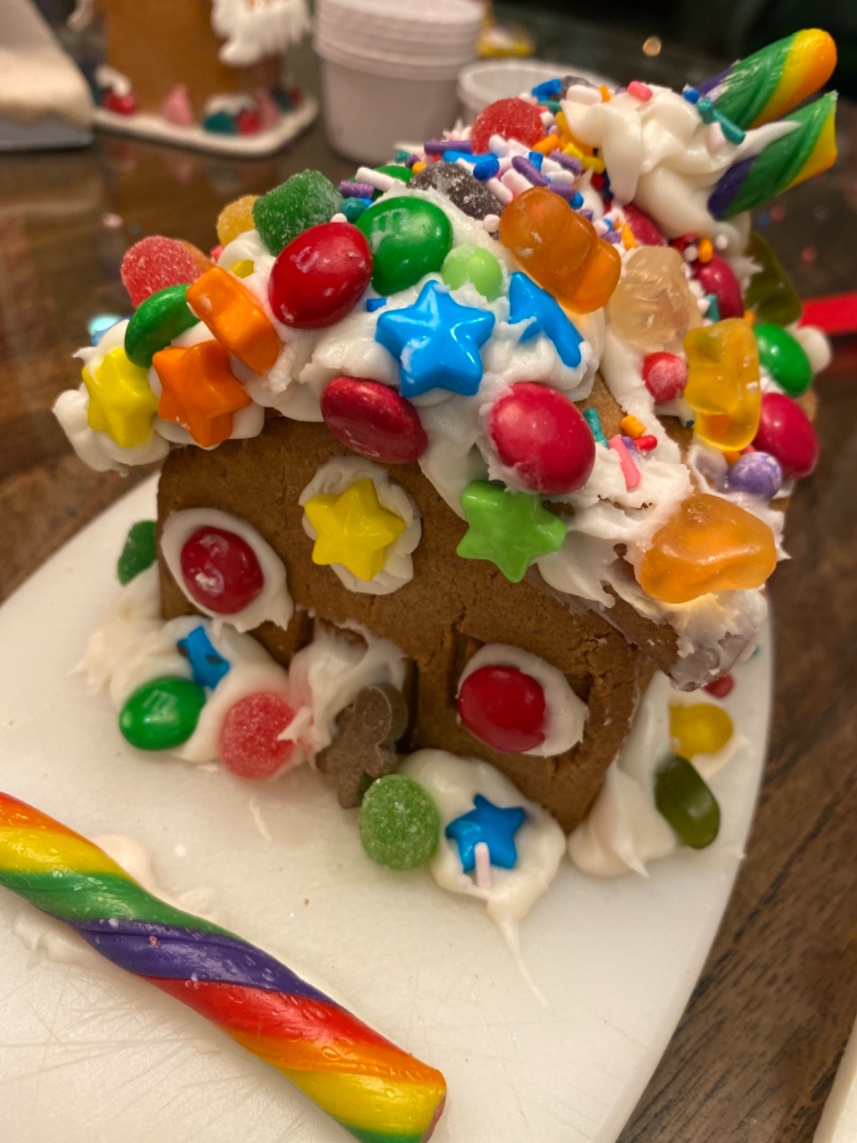 Amazon.com : Candy Land Mini Gingerbread House Kit : Grocery & Gourmet Food