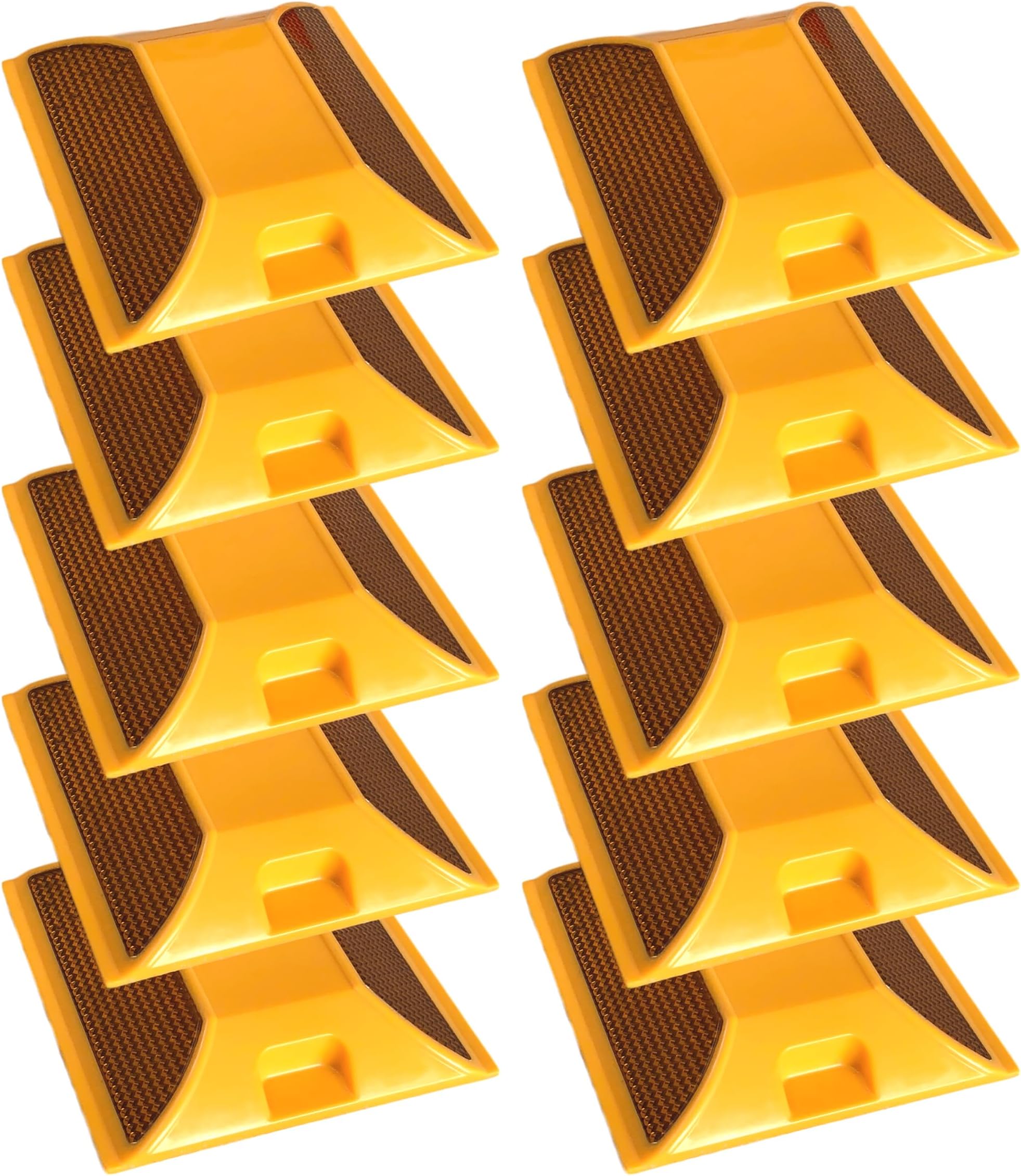 Amazon.com: Road Reflectors Pack of 10 | 4 by 4 inch Street Pavement ...