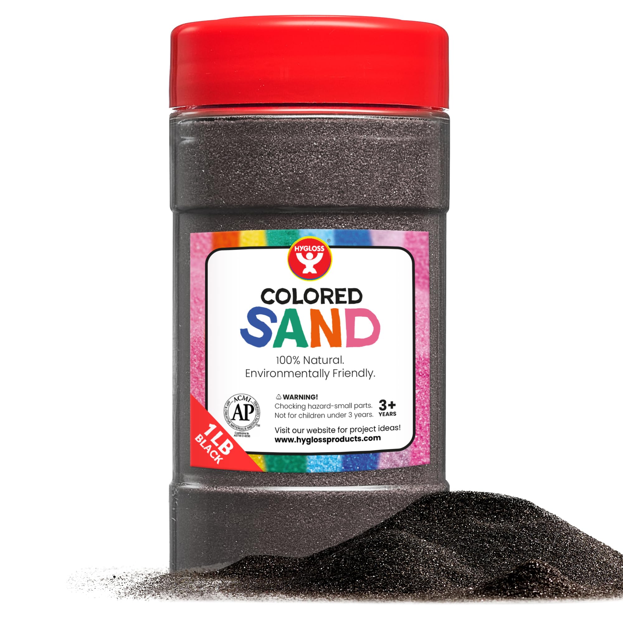 Amazon.com: Hygloss Products Colored Play Sand - Assorted Colorful ...