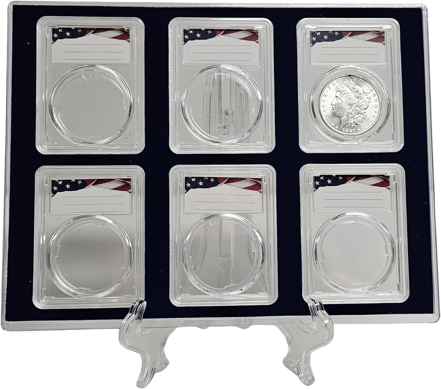 Amazon.com: Generic Premium Acrylic Coin Display Storage Case for ...