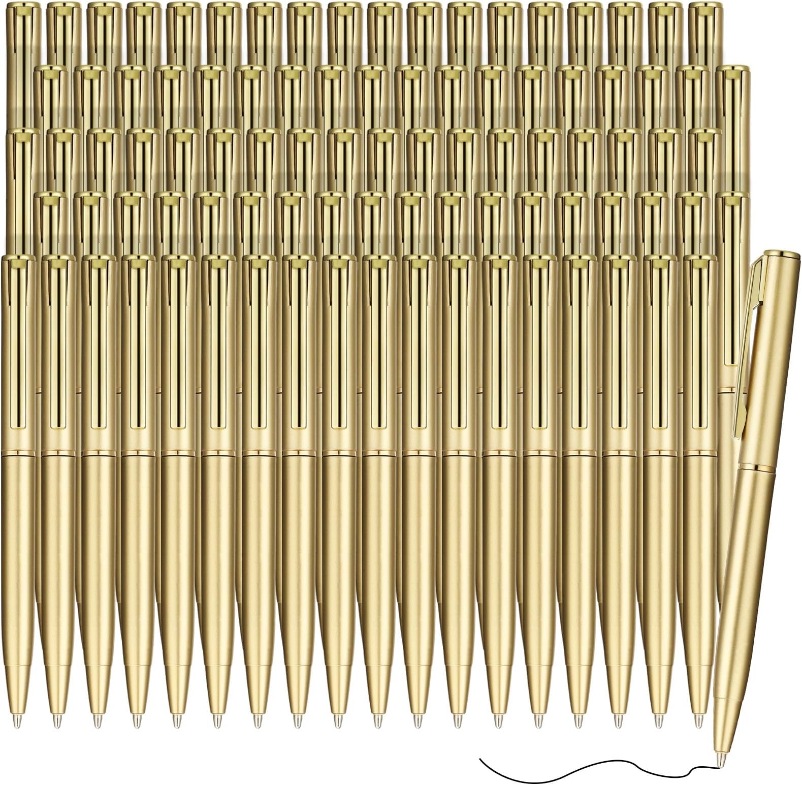 Amazon.com : Teling 72 Pcs Small Ballpoint Pen Mini Pens Bulk 4 Inch ...