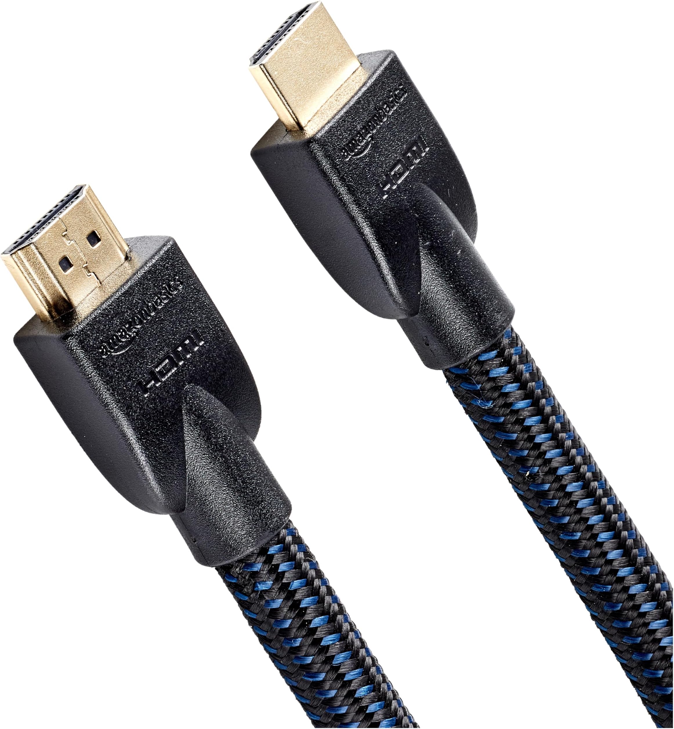 Amazon Basics - Cable HDMI de alta velocidad (18 Gbps, 4 K/60 Hz), 25 ...