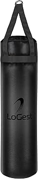 LoGest Hanging Punching Bag - 100 Lbs Max Capacity, For MMA, Karate ...