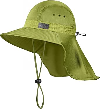 Sukeen Cooling Sun Hat for Men Women UPF50+ Wide Brim Fishing Hat with ...