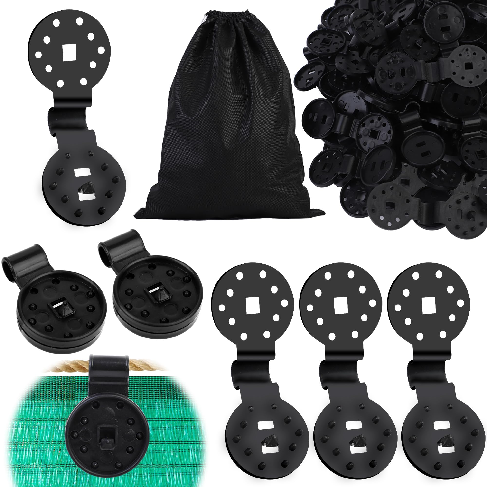 120 Pcs Shade Cloth Clips Heavy Duty Sunshade Cloth Fixing Clips ...