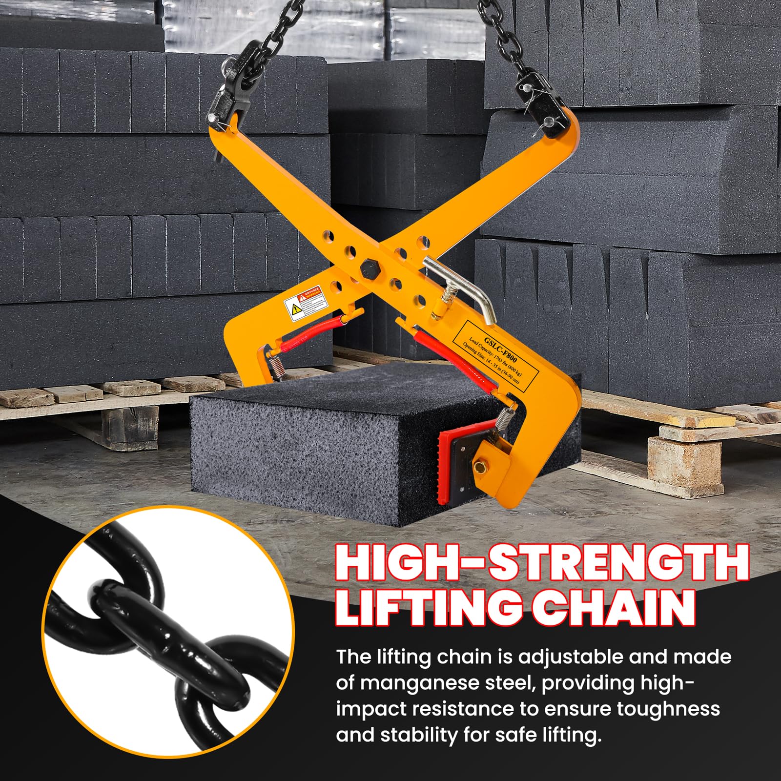 Concrete Slab Lifting With Chains