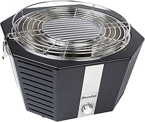 Berndes P502022 Portable Fan Assisted Grill, Tabletop Smokeless ...