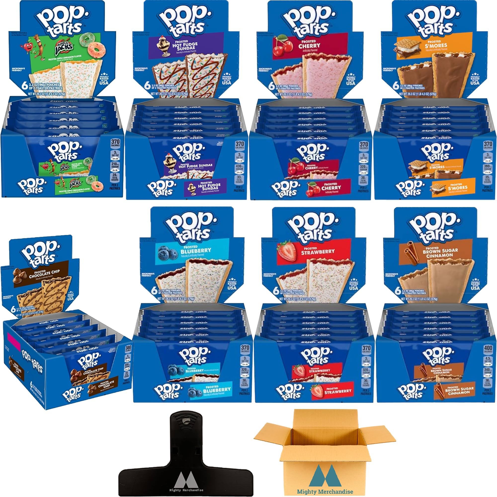Amazon.com: PopTarts Toaster Pastries Variety Pack 32 Pastries Net Wt ...