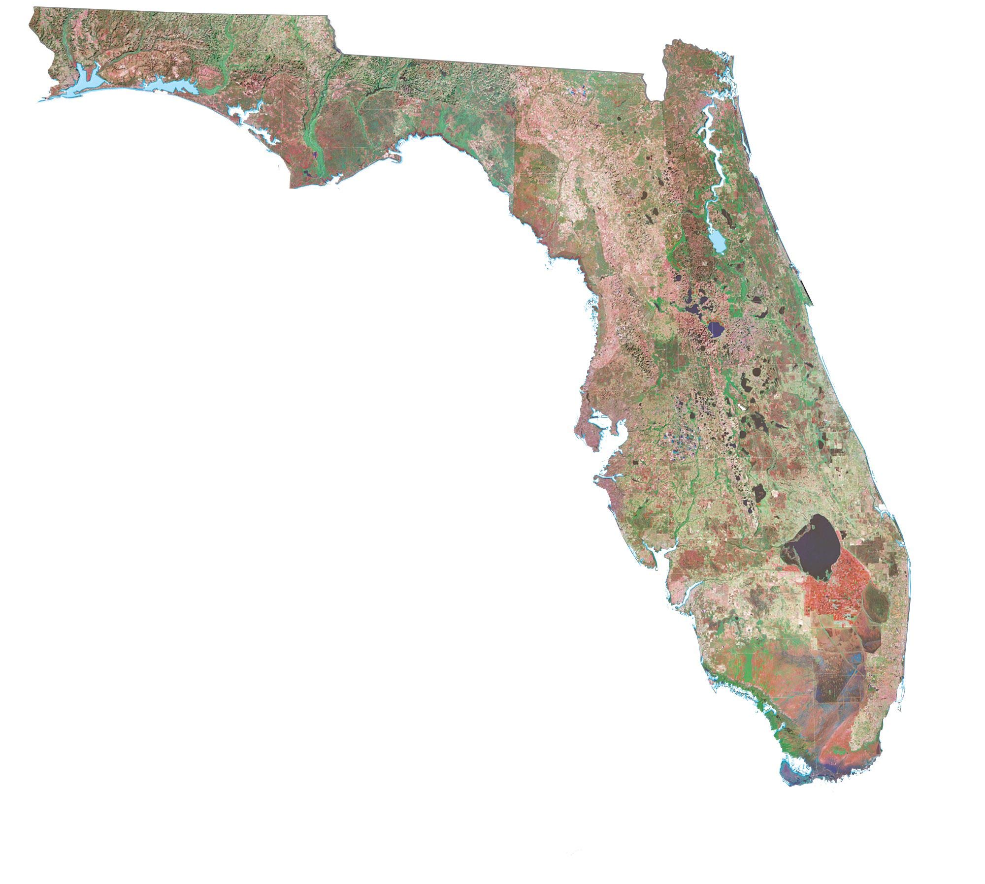 Florida Map Satellite GIS, Maps & Survey | WaterMatters.org