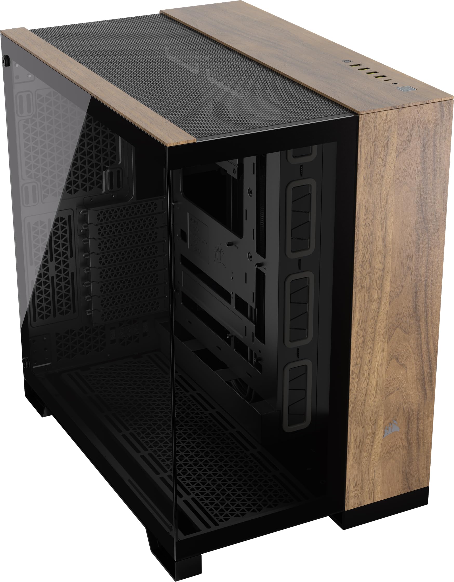 CORSAIR 6500X Mid-Tower ATX Dual Chamber PC Case – Panoramic Tempered ...