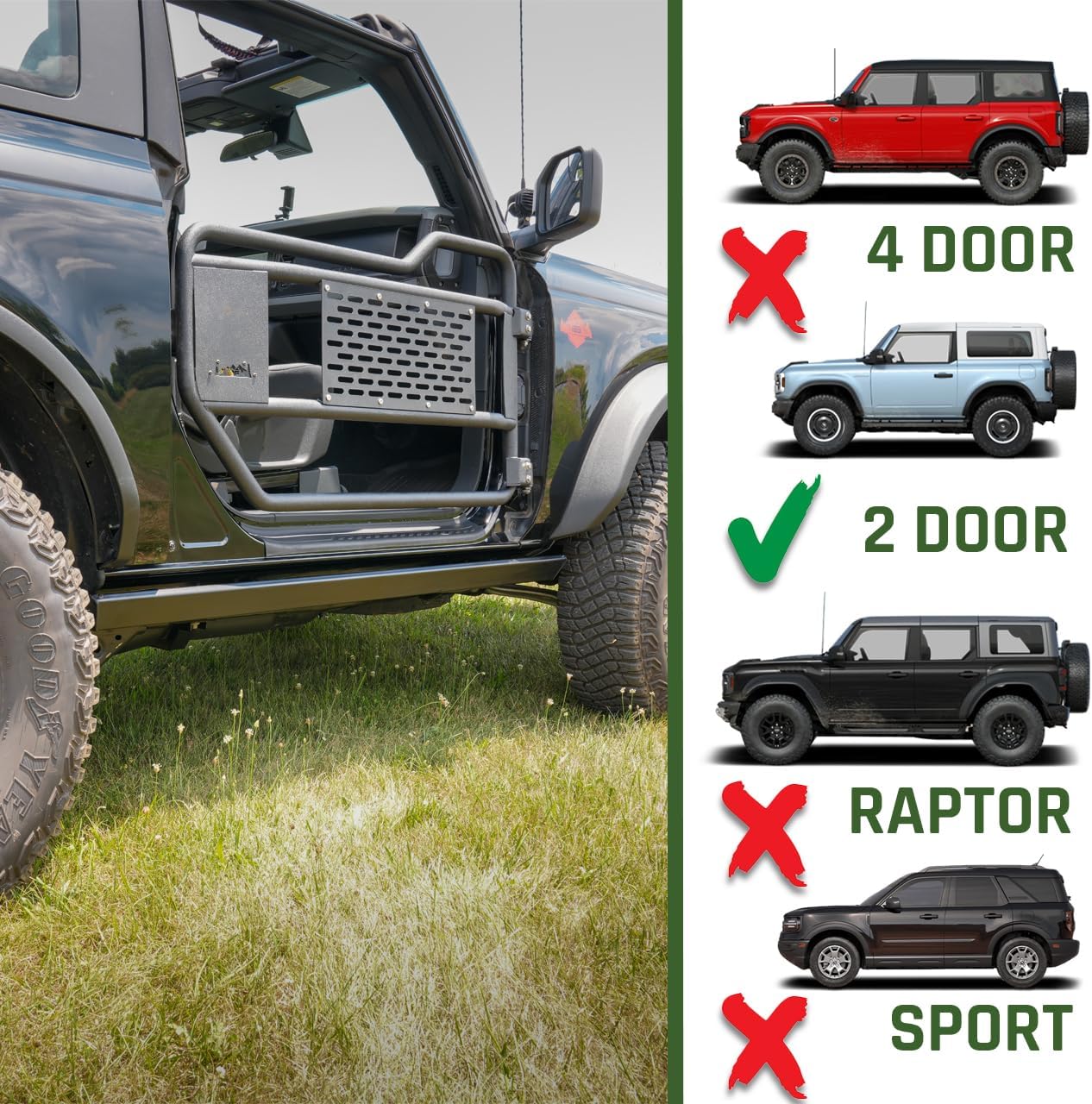IAG I-Line Factory Style Rock Rail for Ford Bronco Philippines | Ubuy