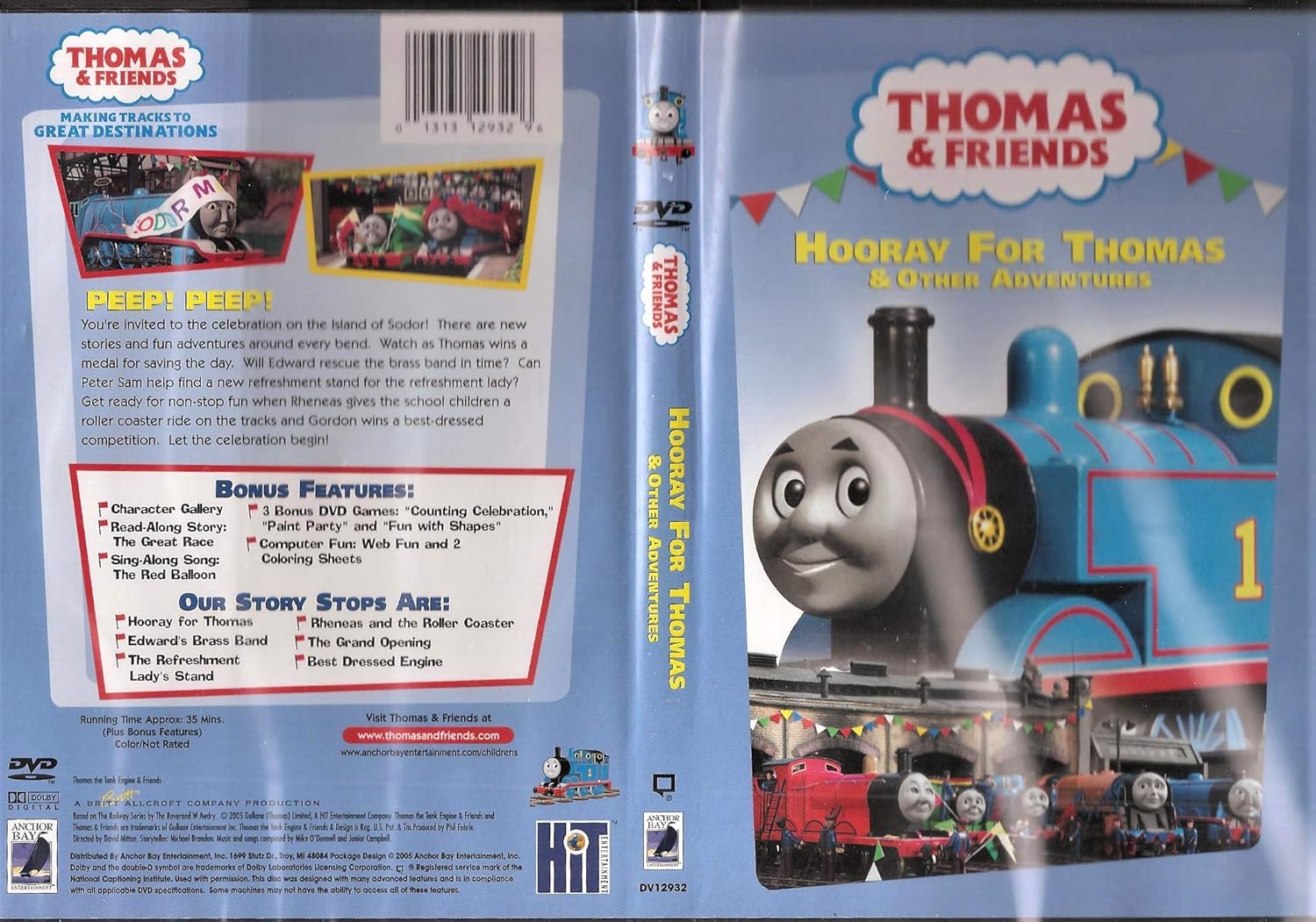 Hooray for Thomas [DVD] [Region 1] [US Import] [NTSC]: Amazon.co.uk ...