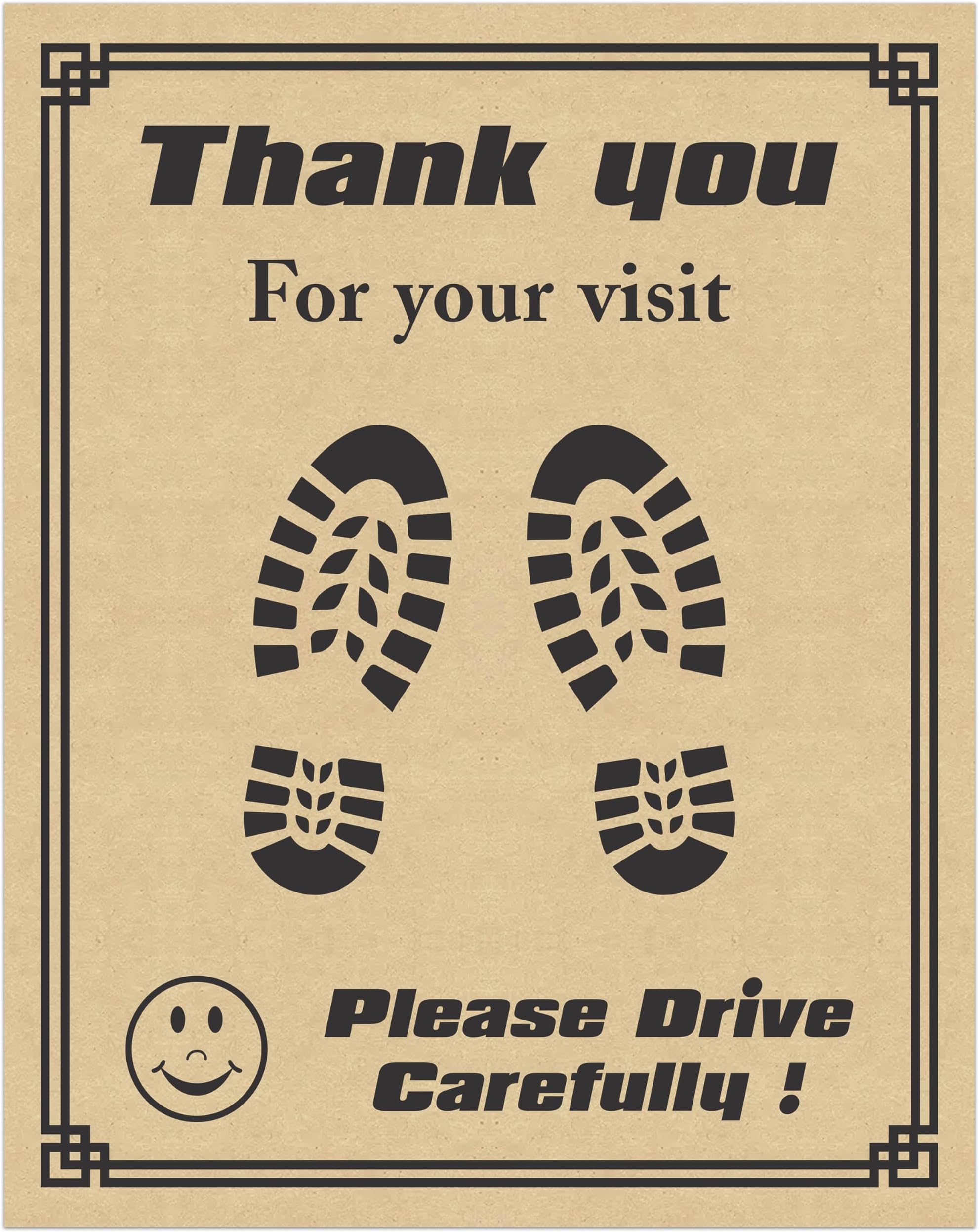 Clickedin Disposable Paper Mat for Cars Set of 100 Floor Mat for Car ...