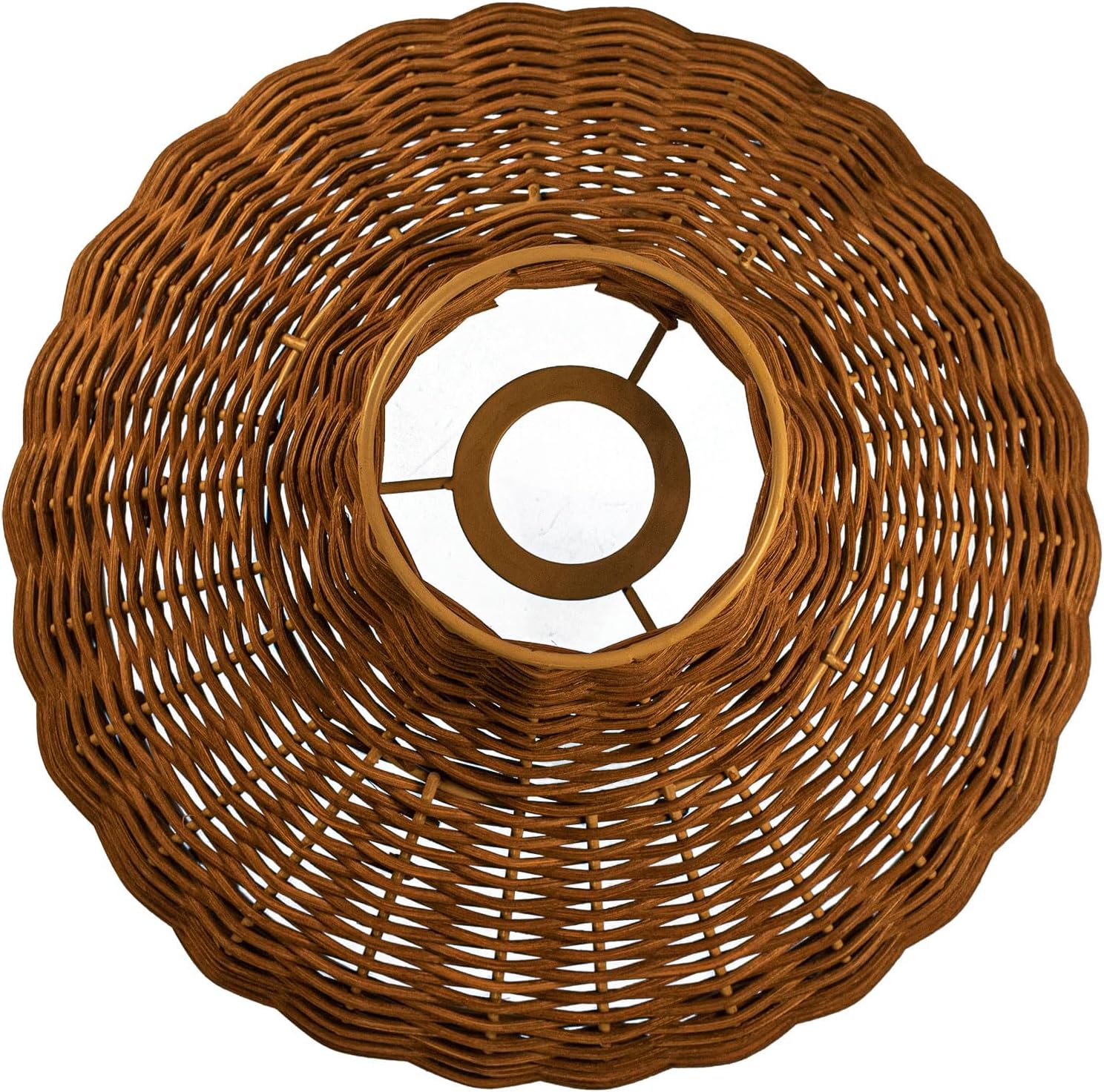 Lamp Shade Replacement,Unique woven rattan boho Pendant Lamp Covers,6.3 ...