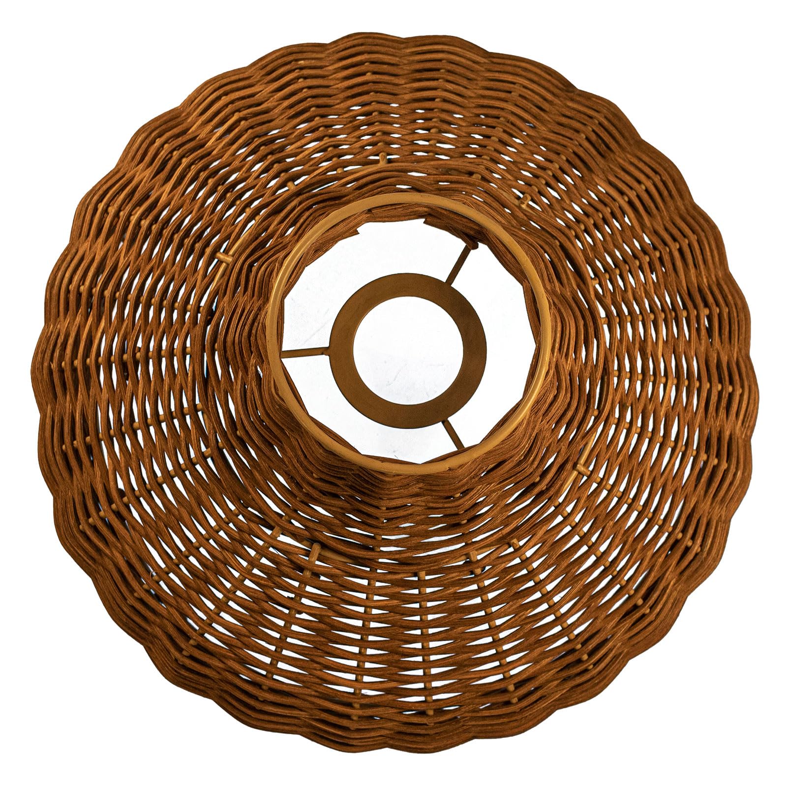 Lamp Shade Replacement,Unique woven rattan boho Pendant Lamp Covers,6.3 ...