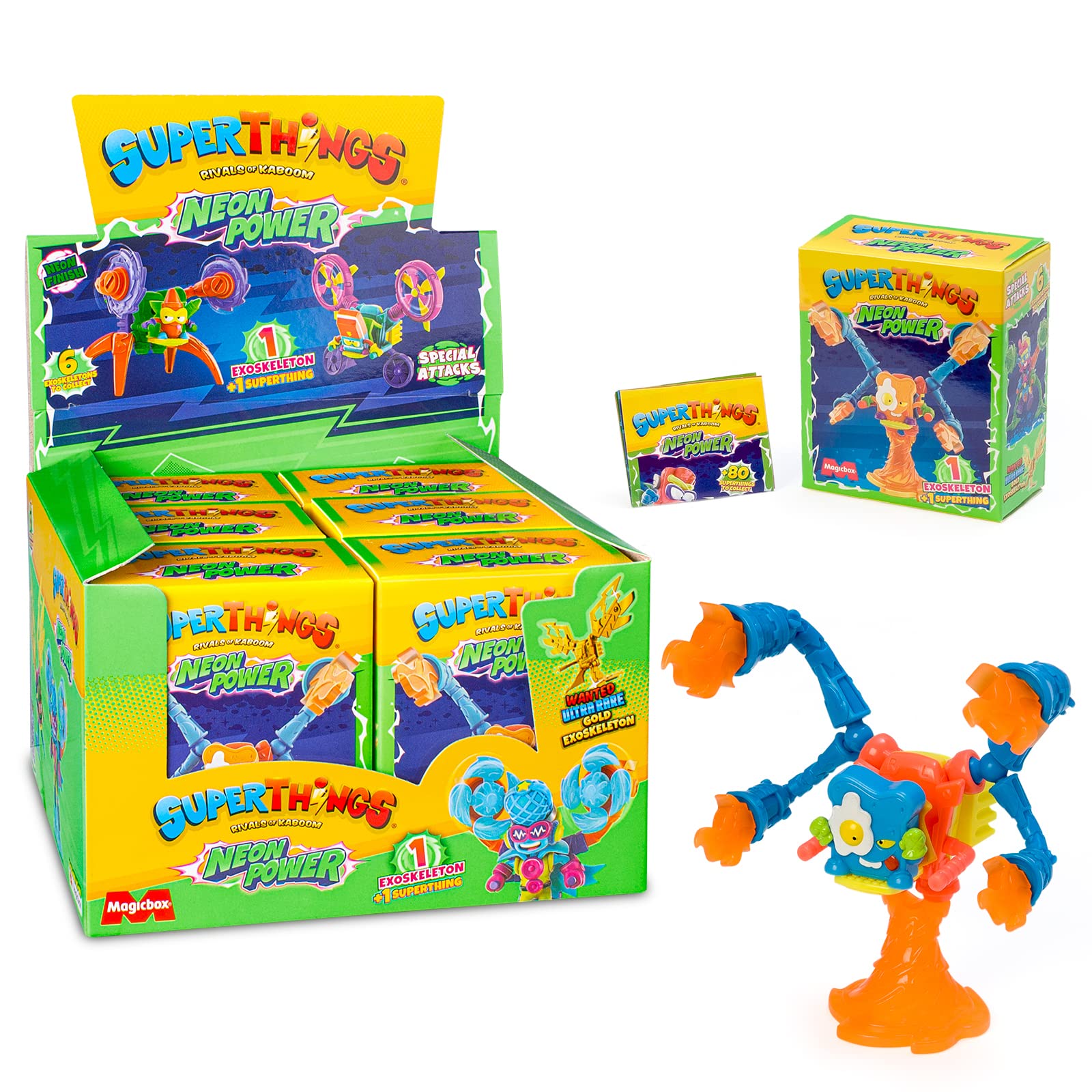 Buy SUPERTHINGS series Neon Power, Multicolor, Full set of 6 ...