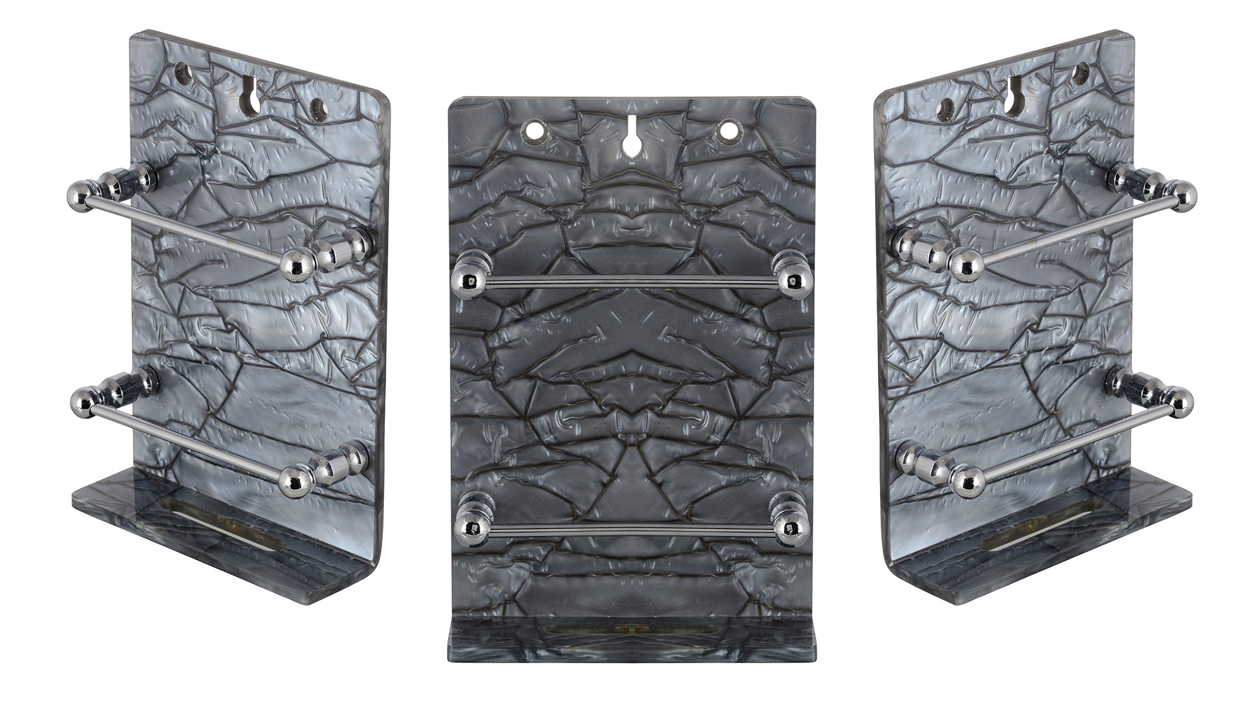 STIMULUS Acrylic Grey Mobile Phone Stand for Wall, Multi-Purpose Wall ...