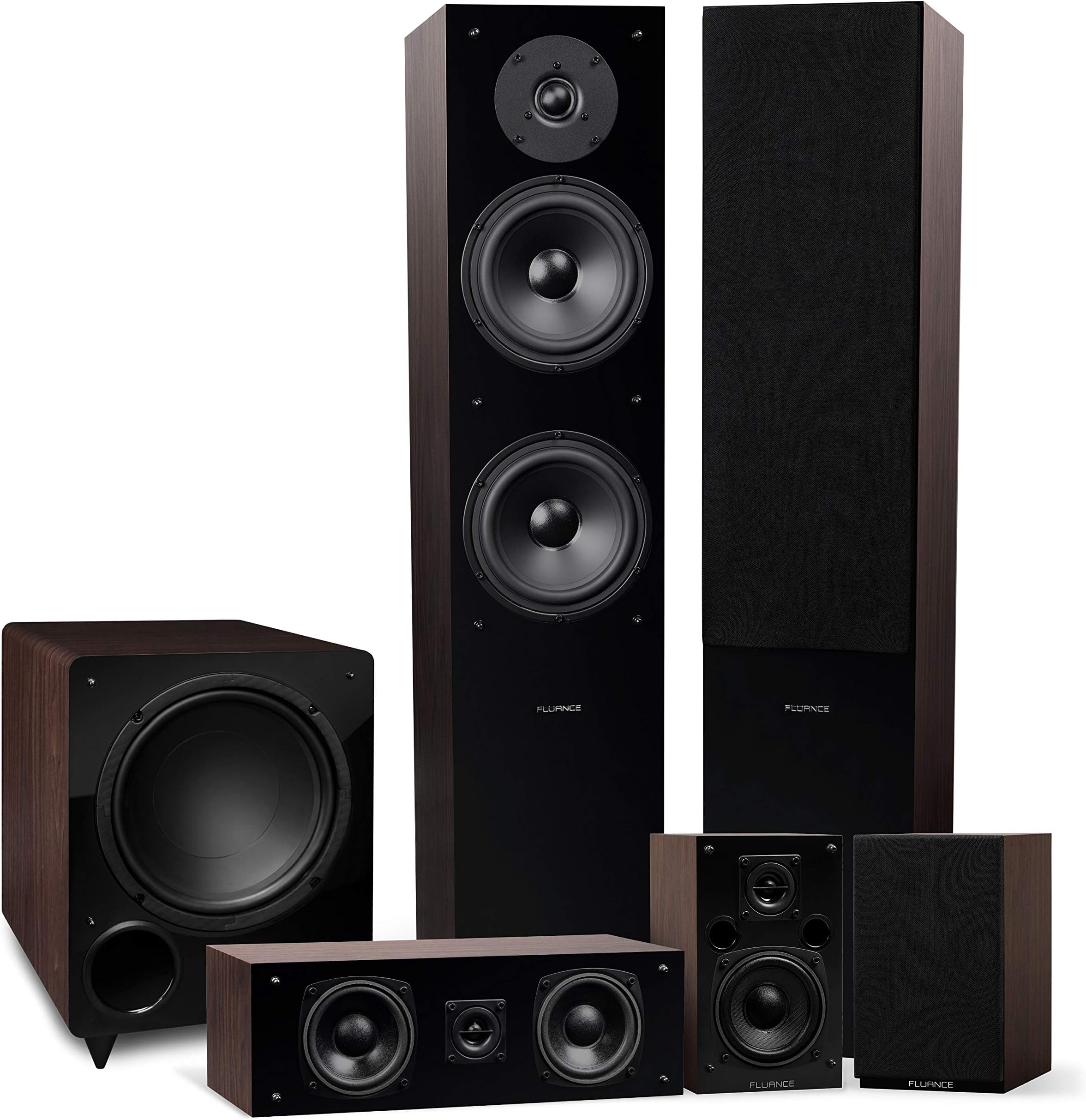 Fluance Elite High Definition Surround Sound Home Theater 5.1 Channel ...