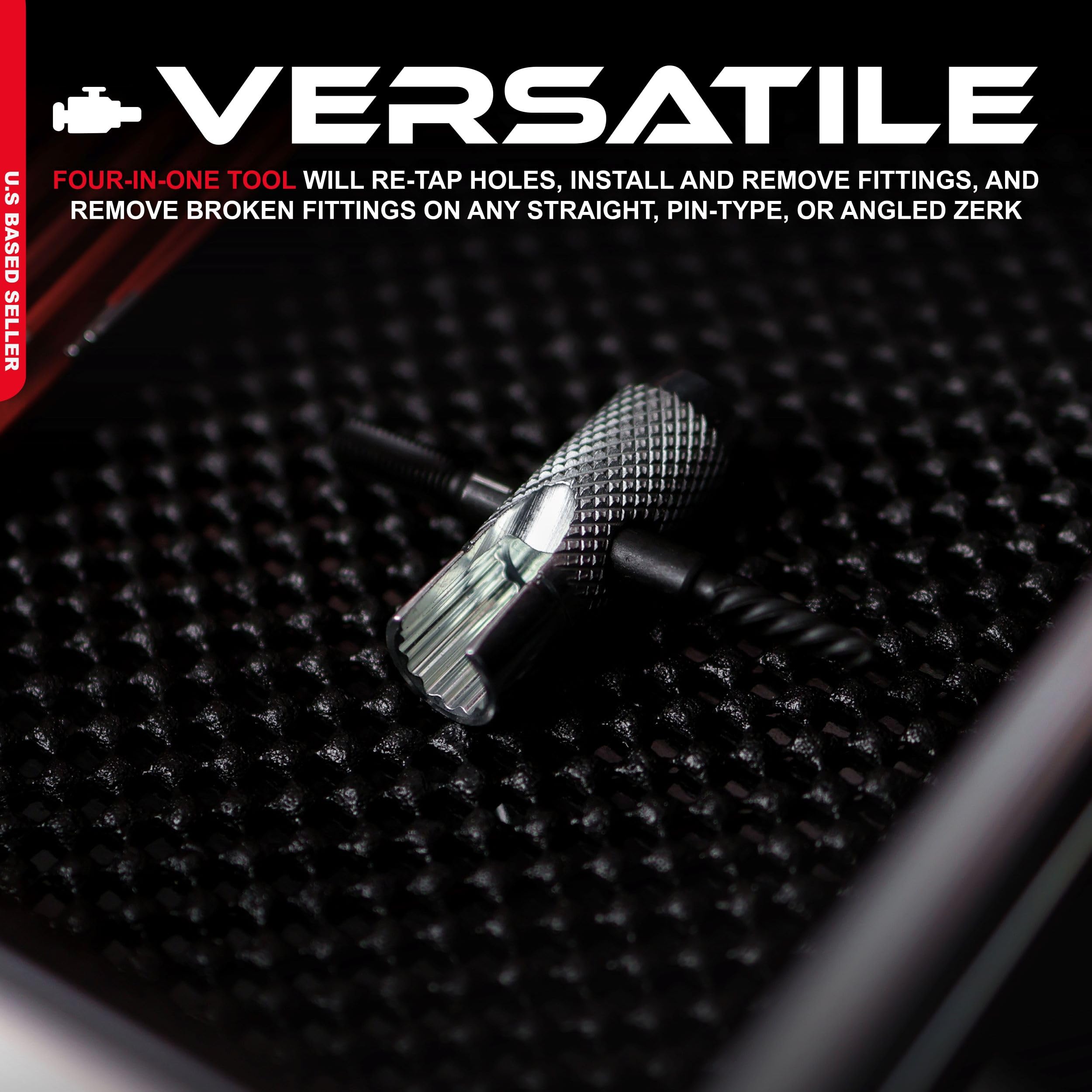 Snapklik.com : Grease Fitting Tool - 4 Way Grease Fittings Tool Easy ...