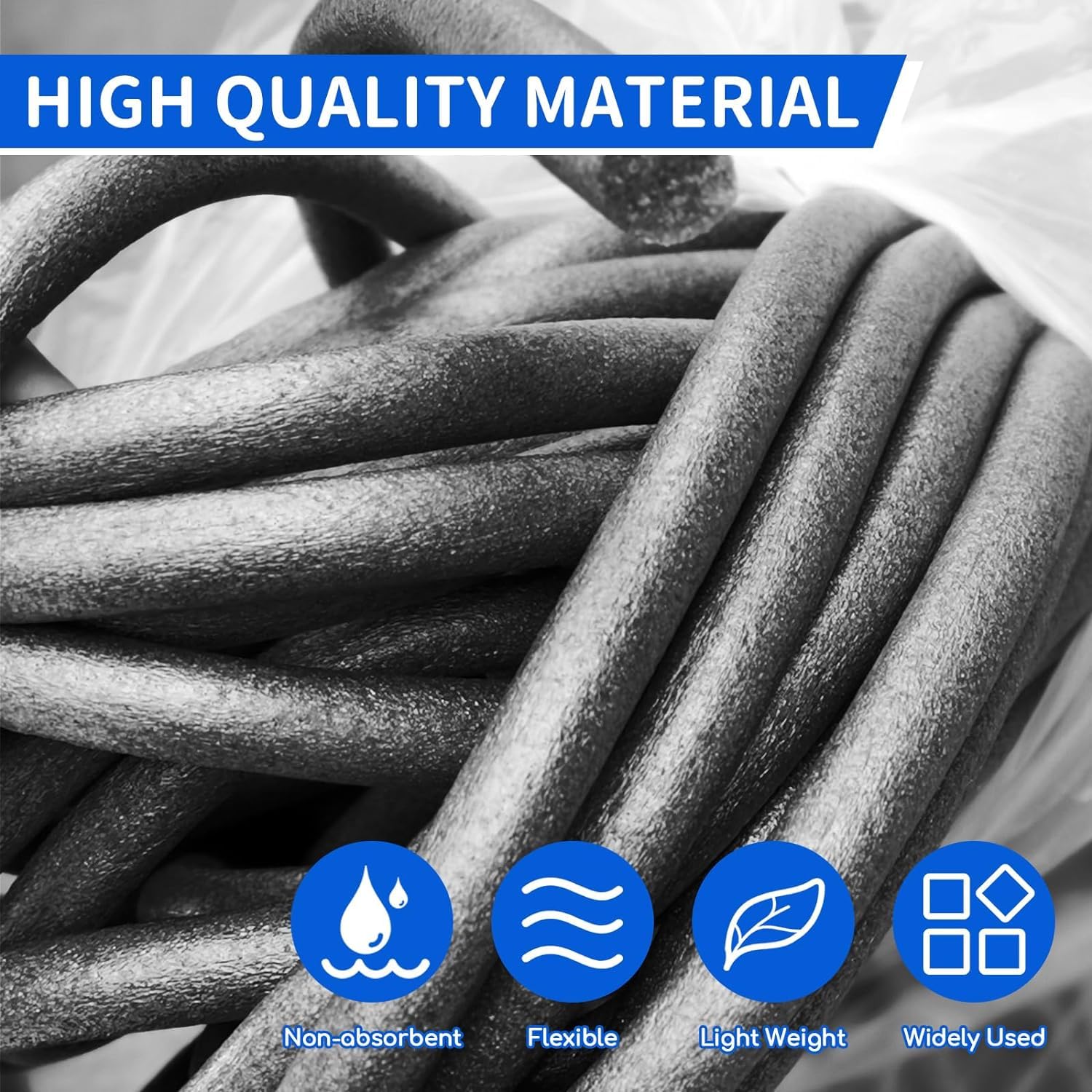 Snapklik.com : Foam Backer Rod For Gaps Concrete Crack Filler Joints ...